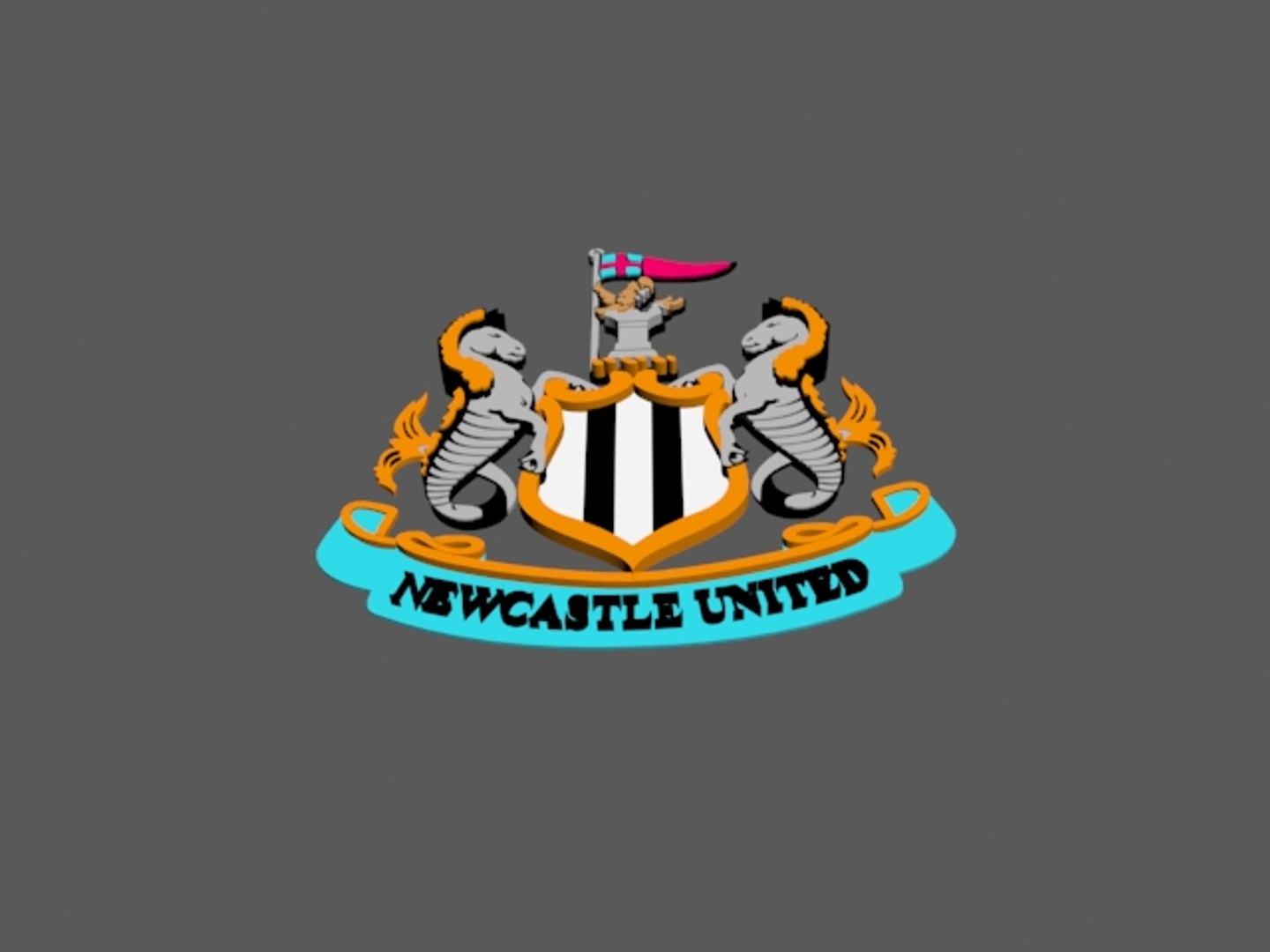 Newcastle United Logo 3D Model - TurboSquid 1362135