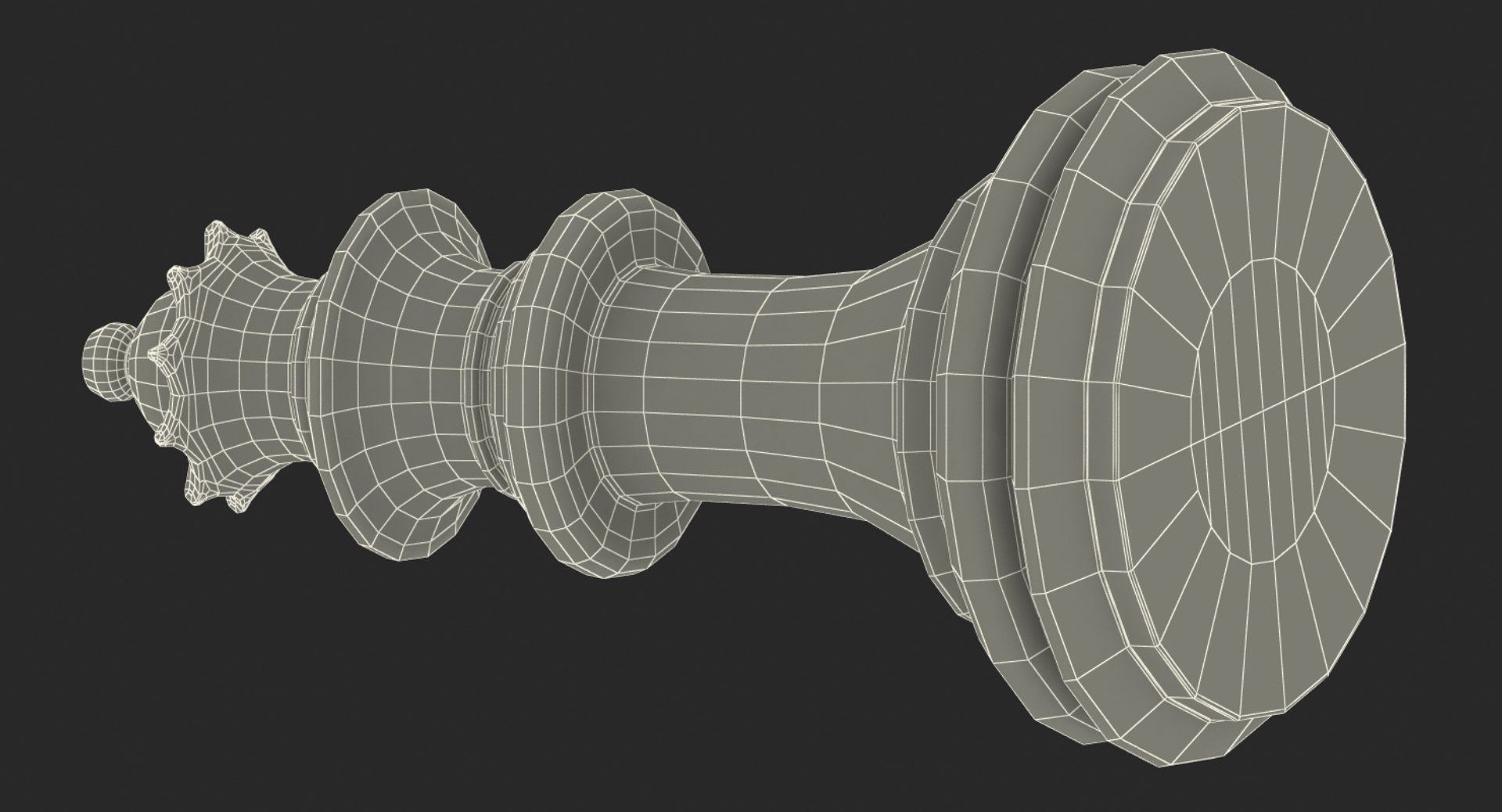 Wooden Chess Queen 3D Model - TurboSquid 1344677