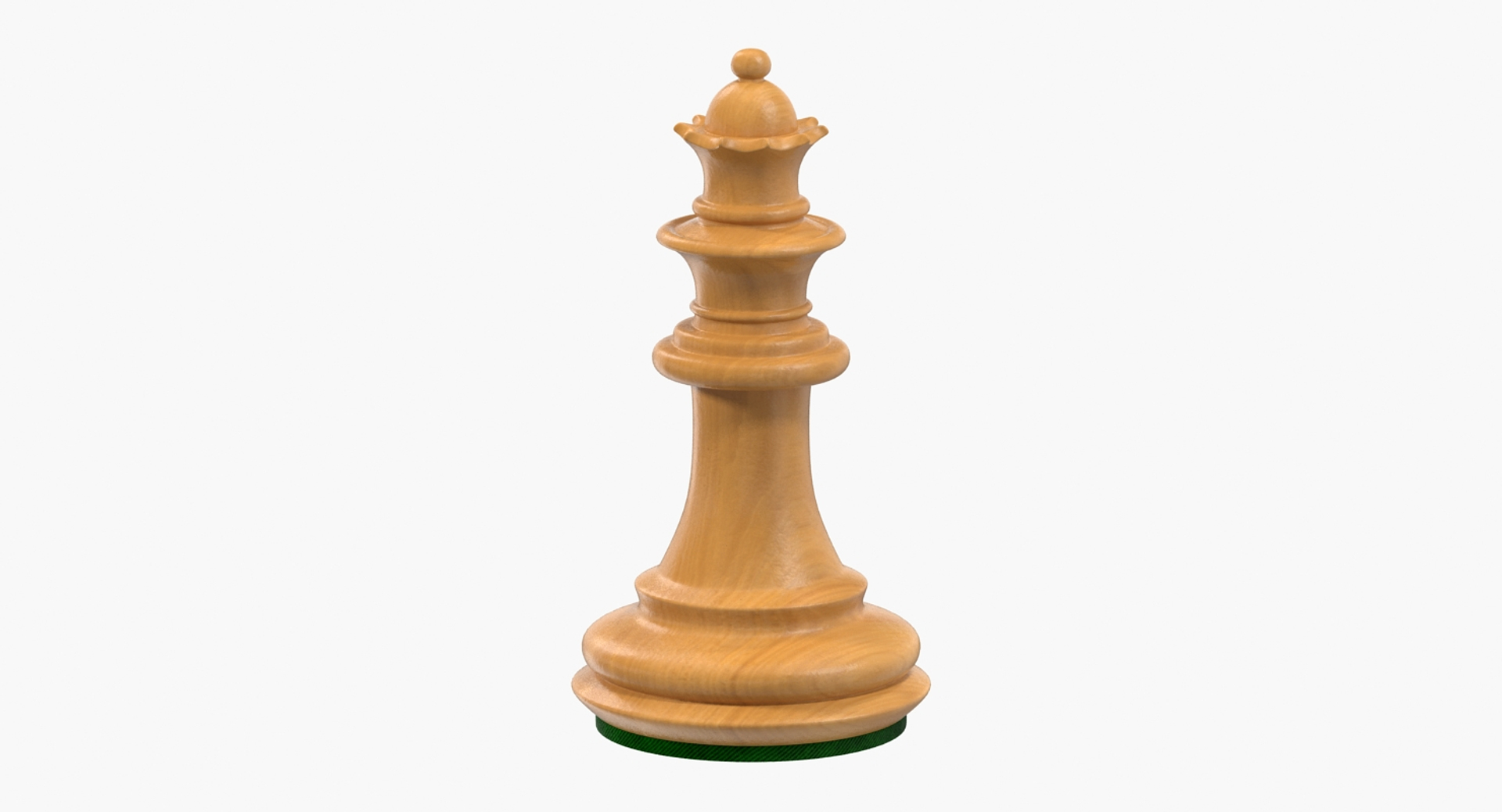 Wooden Chess Queen 3D Model - TurboSquid 1344677