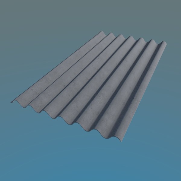 3d model slate roof 1130x1750mm 8