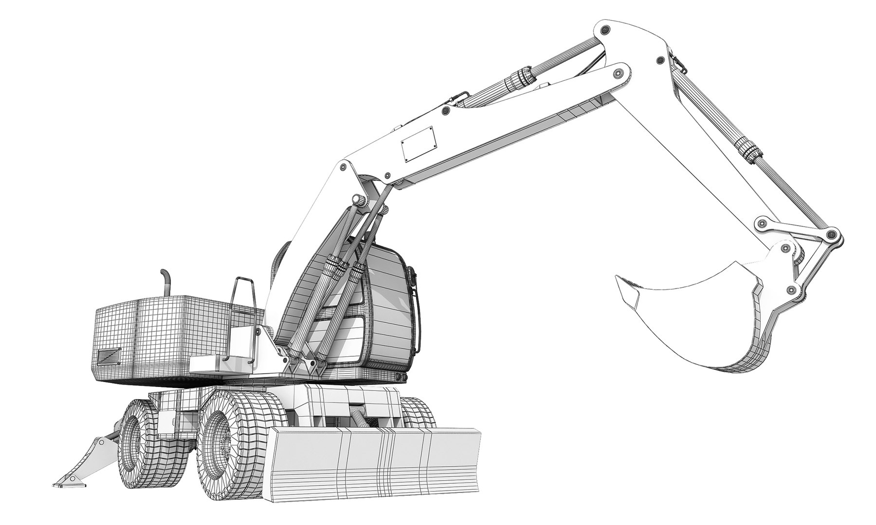 3D Excavator Industrial Construction Model - TurboSquid 1585056