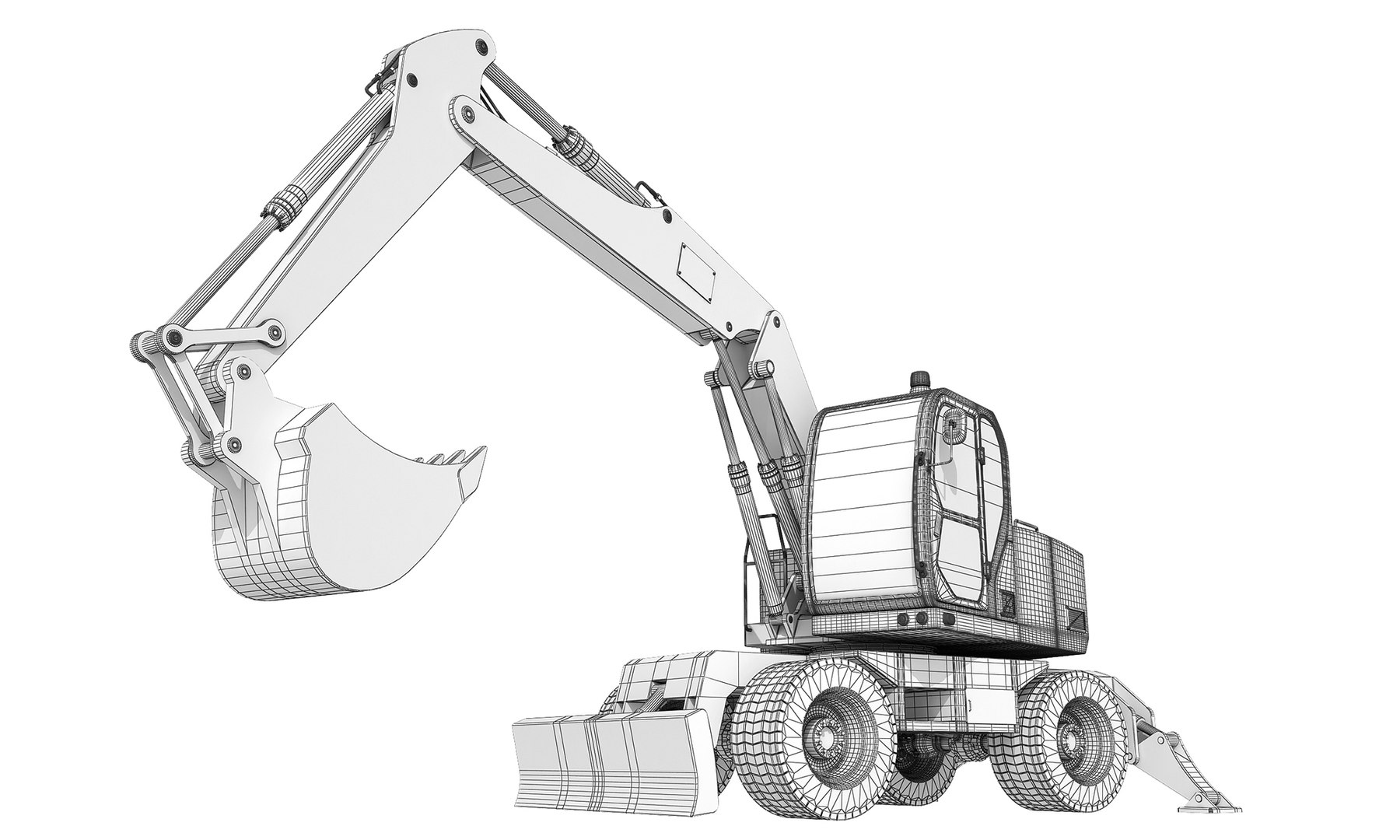 3D Excavator Industrial Construction Model - TurboSquid 1585056
