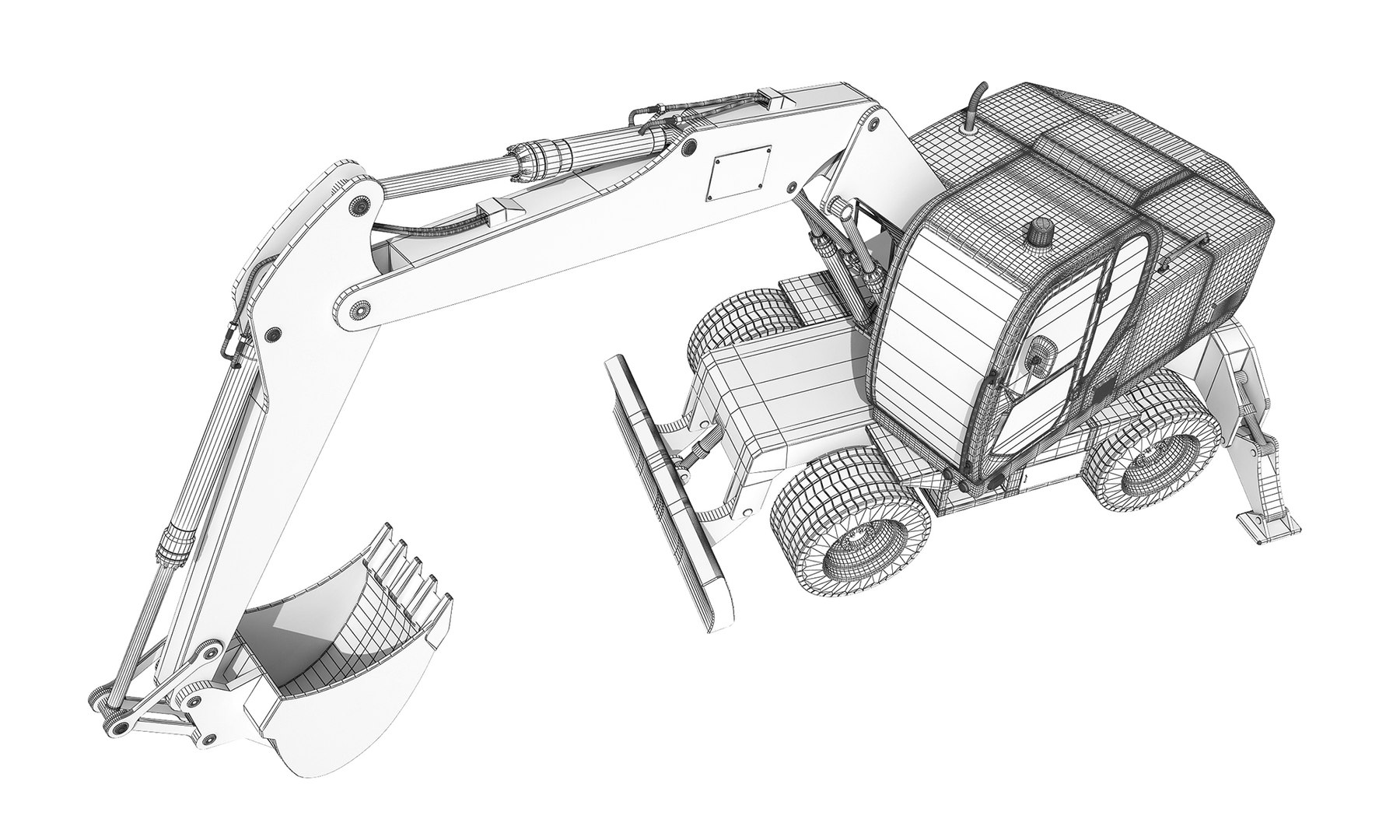 3D Excavator Industrial Construction Model - TurboSquid 1585056