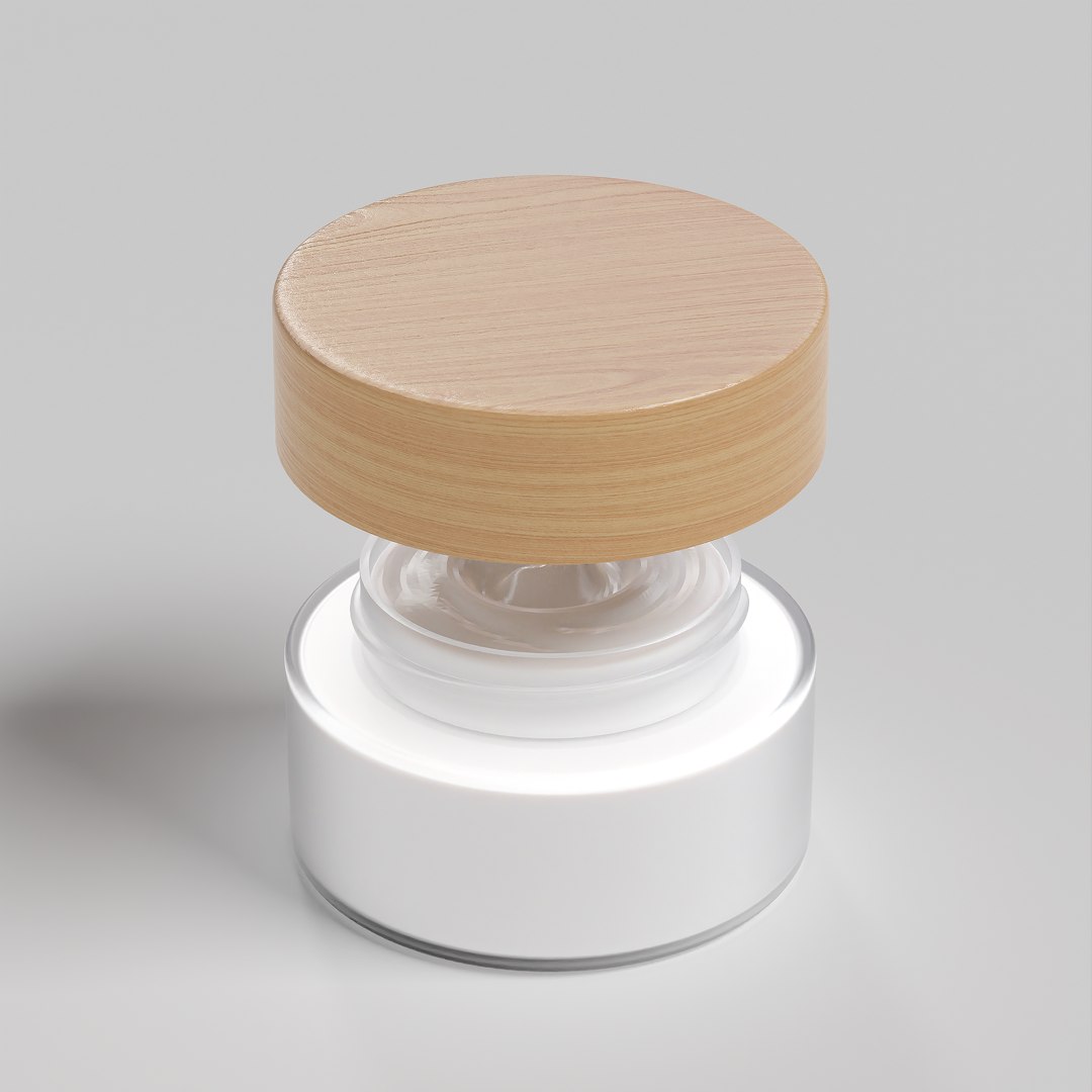 Cream Jar 38 3D Model - TurboSquid 1965890