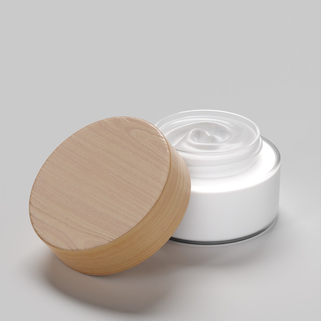 Cream Jar 38 3D Model - TurboSquid 1965890