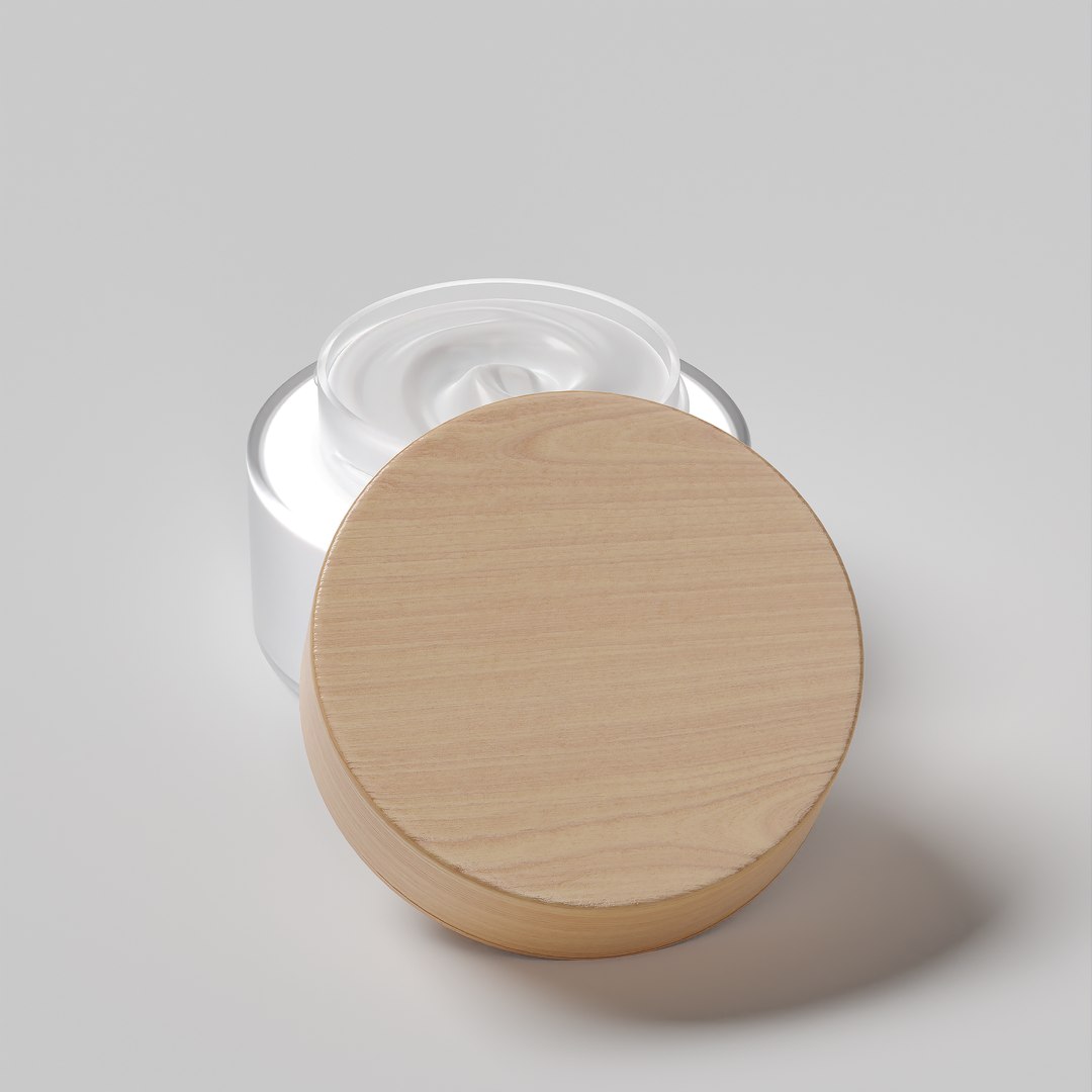 Cream Jar 38 3D Model - TurboSquid 1965890