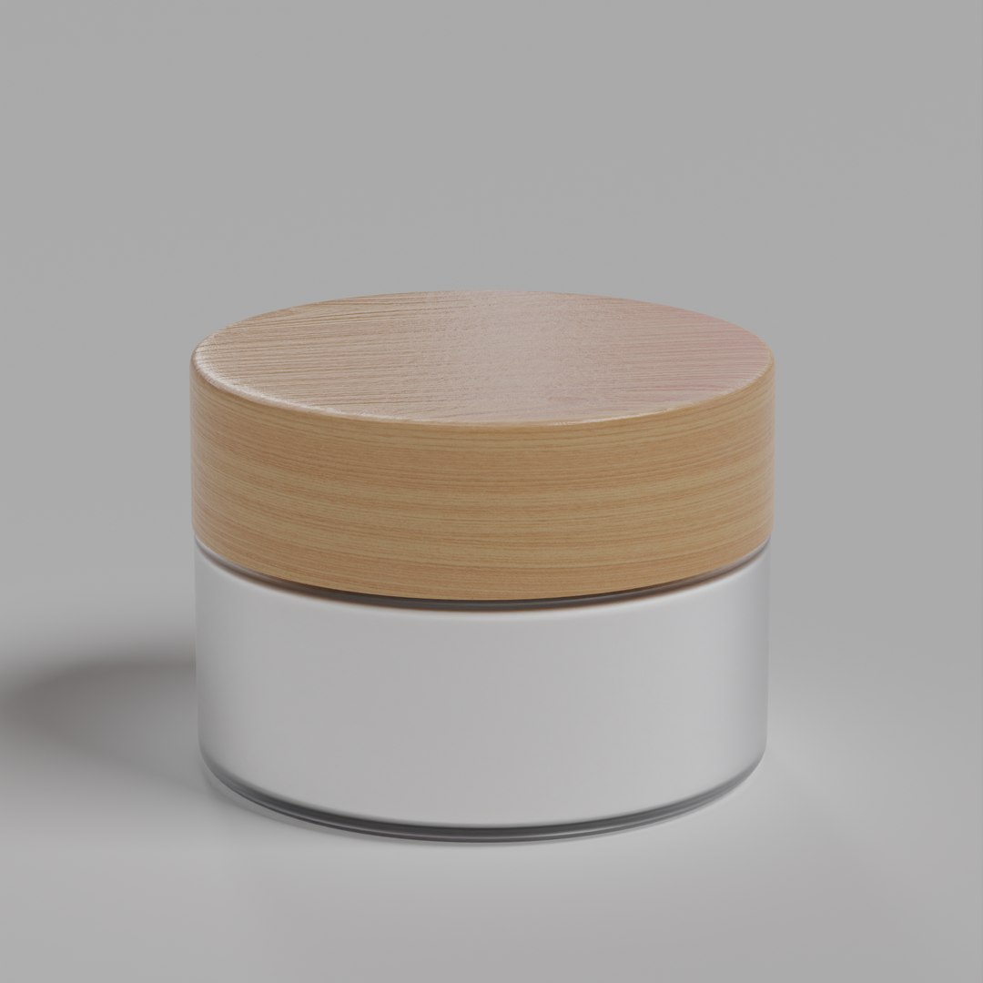 Cream Jar 38 3D Model - TurboSquid 1965890