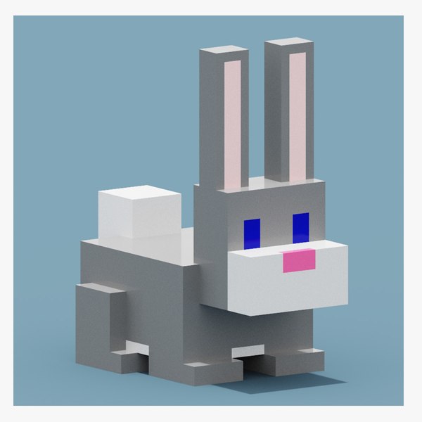 Voxel Rabbit Lowpoly 3D 모델 - TurboSquid 1979361