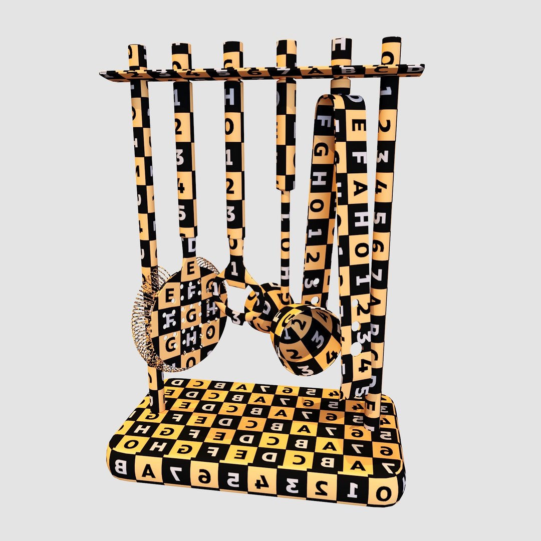 3D Model Bartender Tools Set 200 Jiggers - TurboSquid 2244497