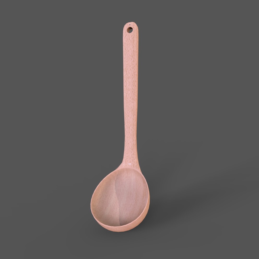 3D Spoon Cook Wood Model - TurboSquid 1653692