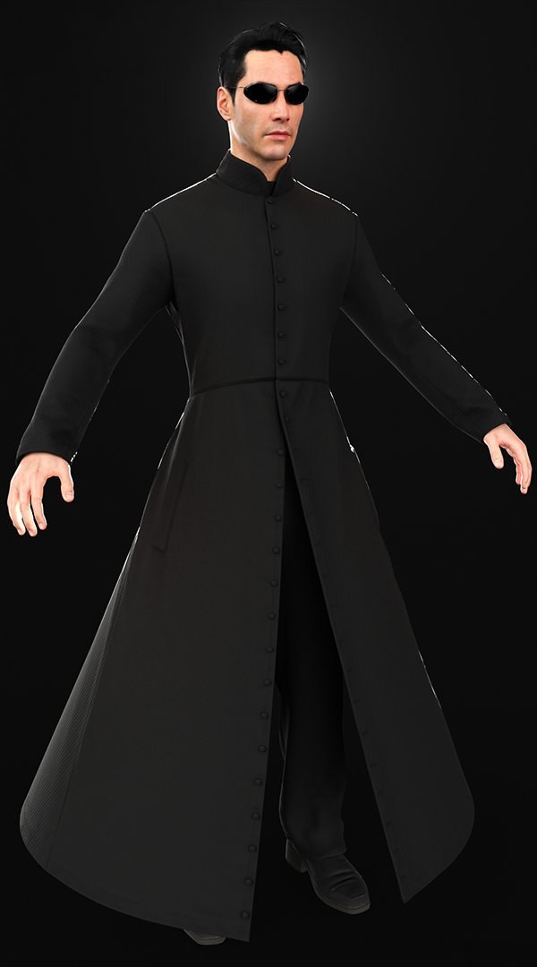 3D Model Neo - Matrix - Merovingian - TurboSquid 2250475