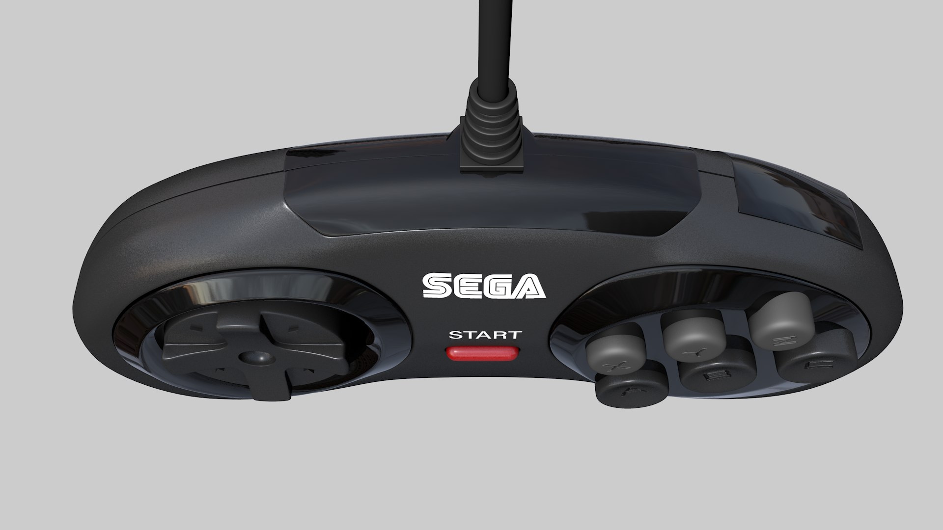 Mega Drive Genesis Controller 3D Model - TurboSquid 2015426