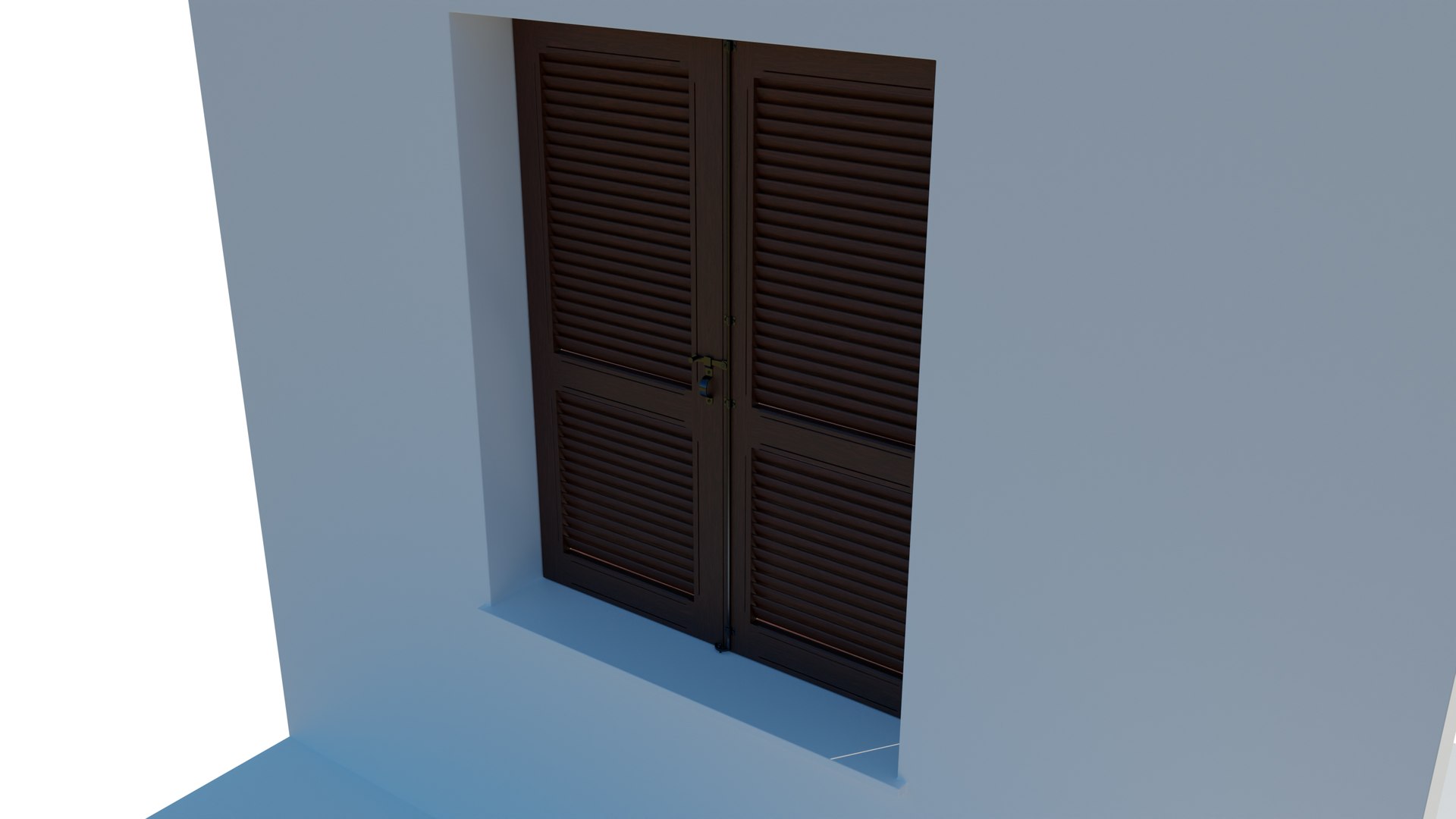 Wood Shutters 3D Model - TurboSquid 1563050