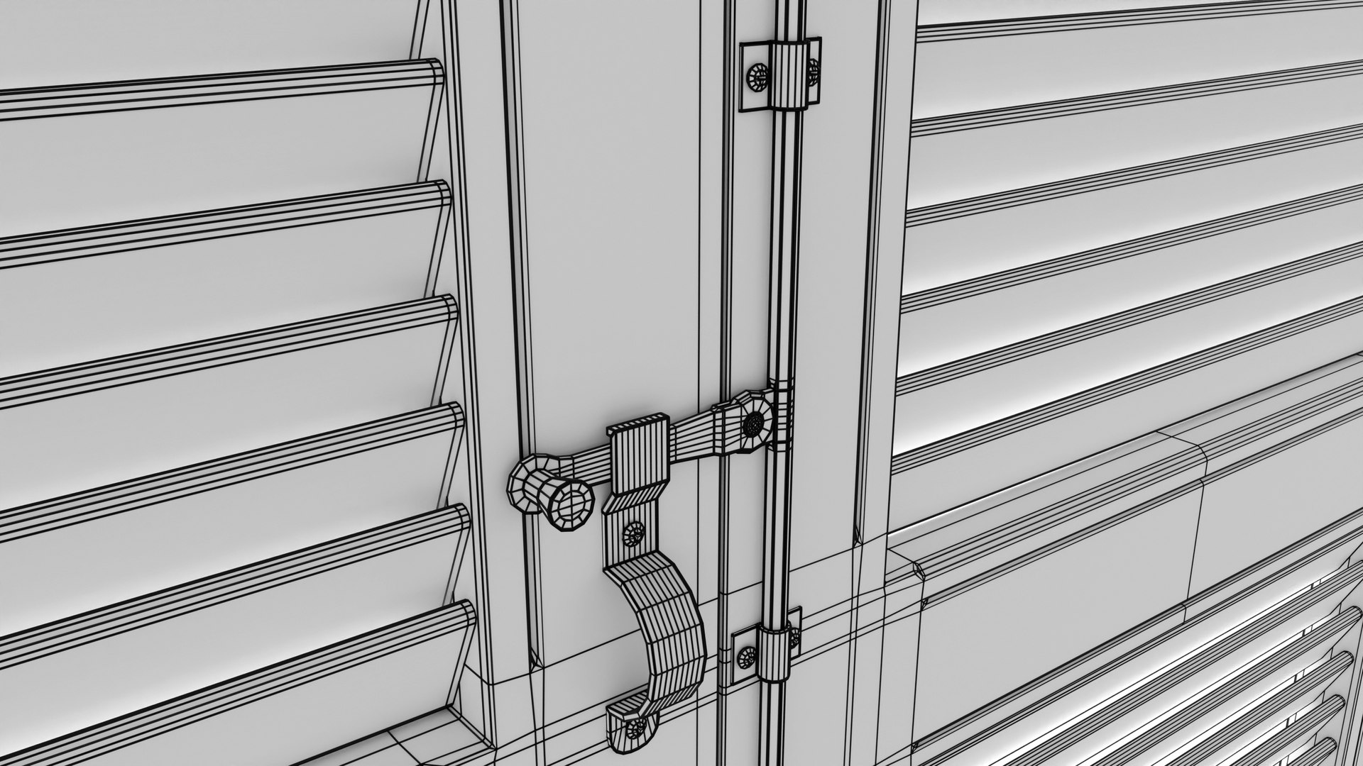 Wood Shutters 3D Model - TurboSquid 1563050