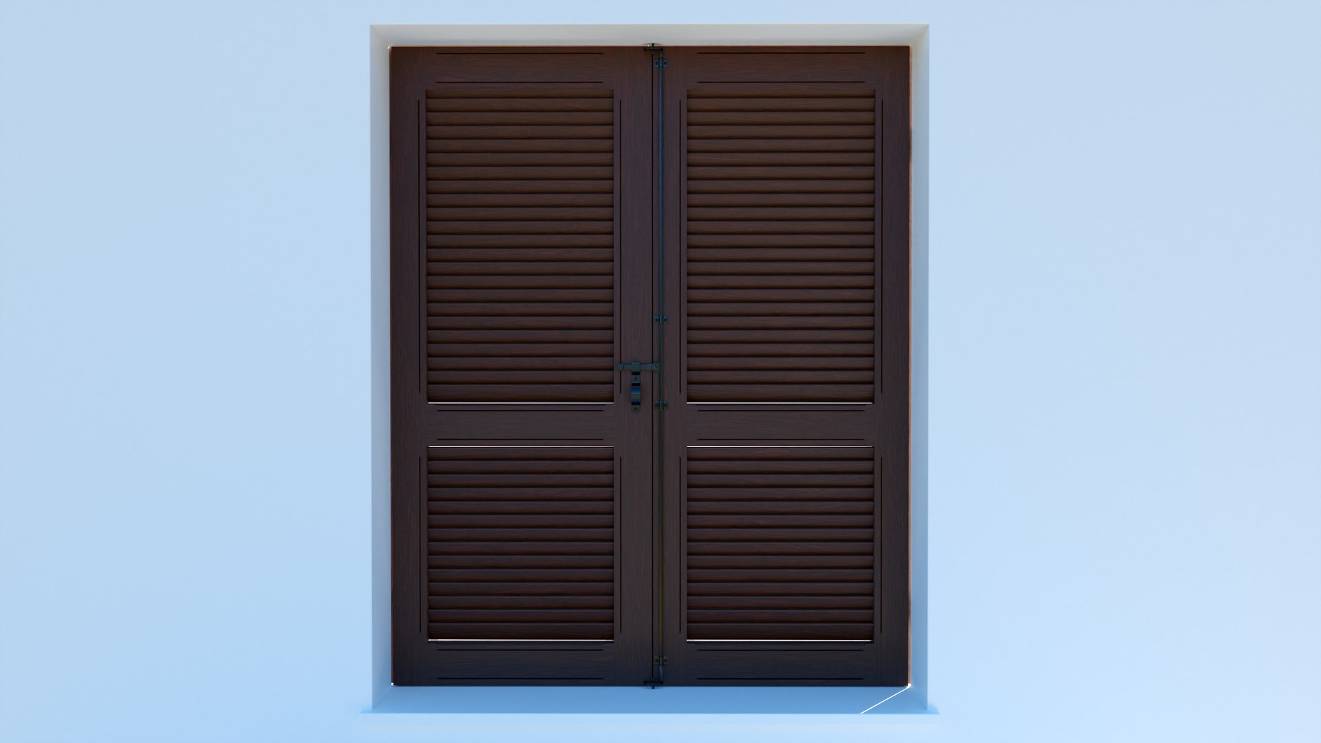 Wood Shutters 3D Model - TurboSquid 1563050