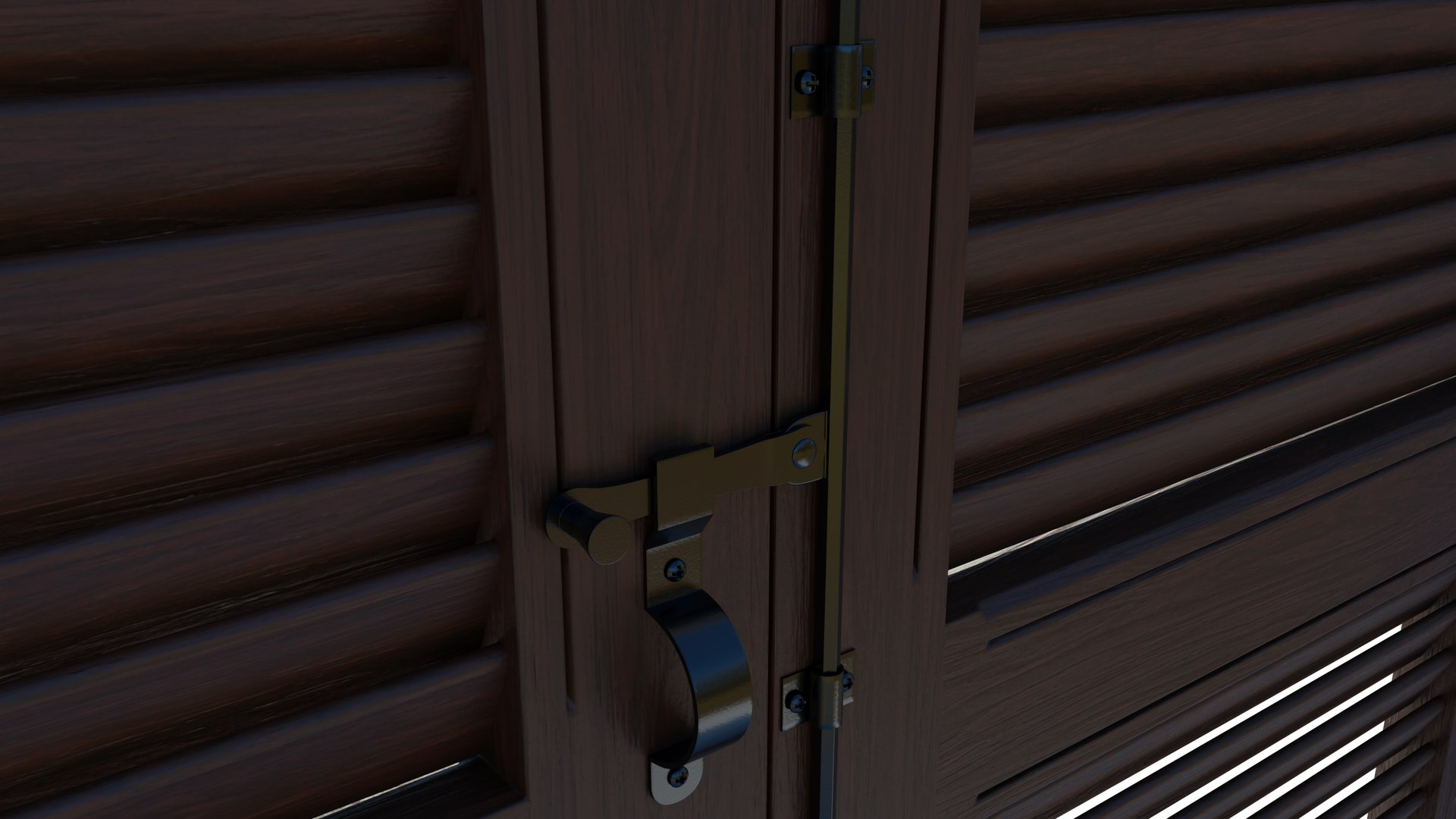 Wood Shutters 3D Model - TurboSquid 1563050