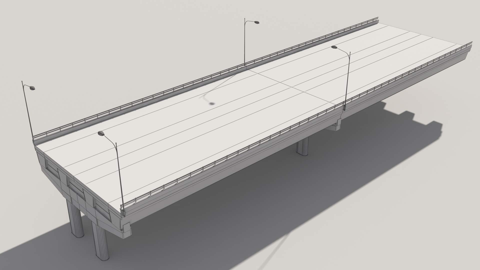 Highway PBR - 3 Lane Modular 3d Model 3D - TurboSquid 2255908