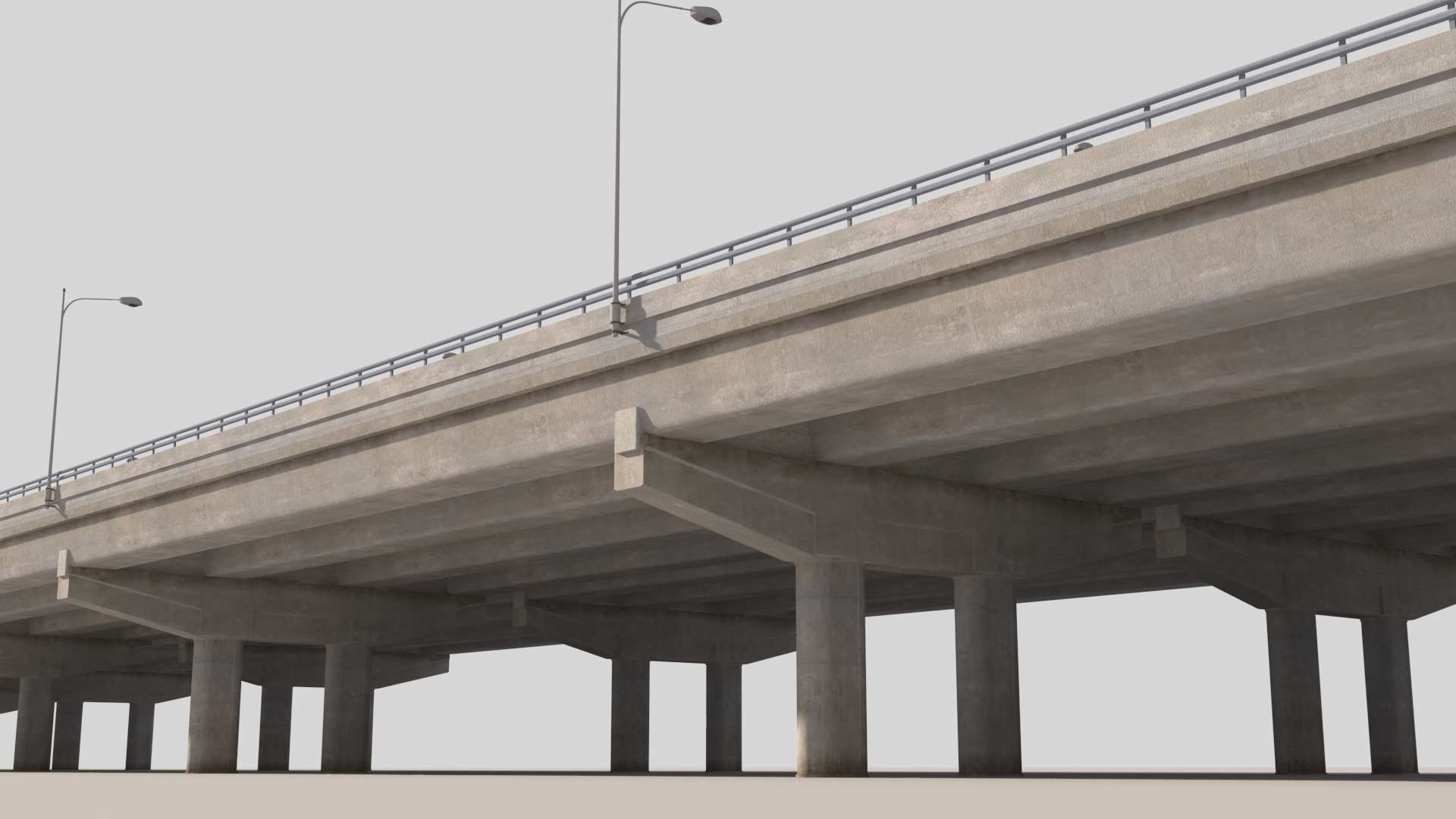 Highway PBR - 3 Lane Modular 3d Model 3D - TurboSquid 2255908