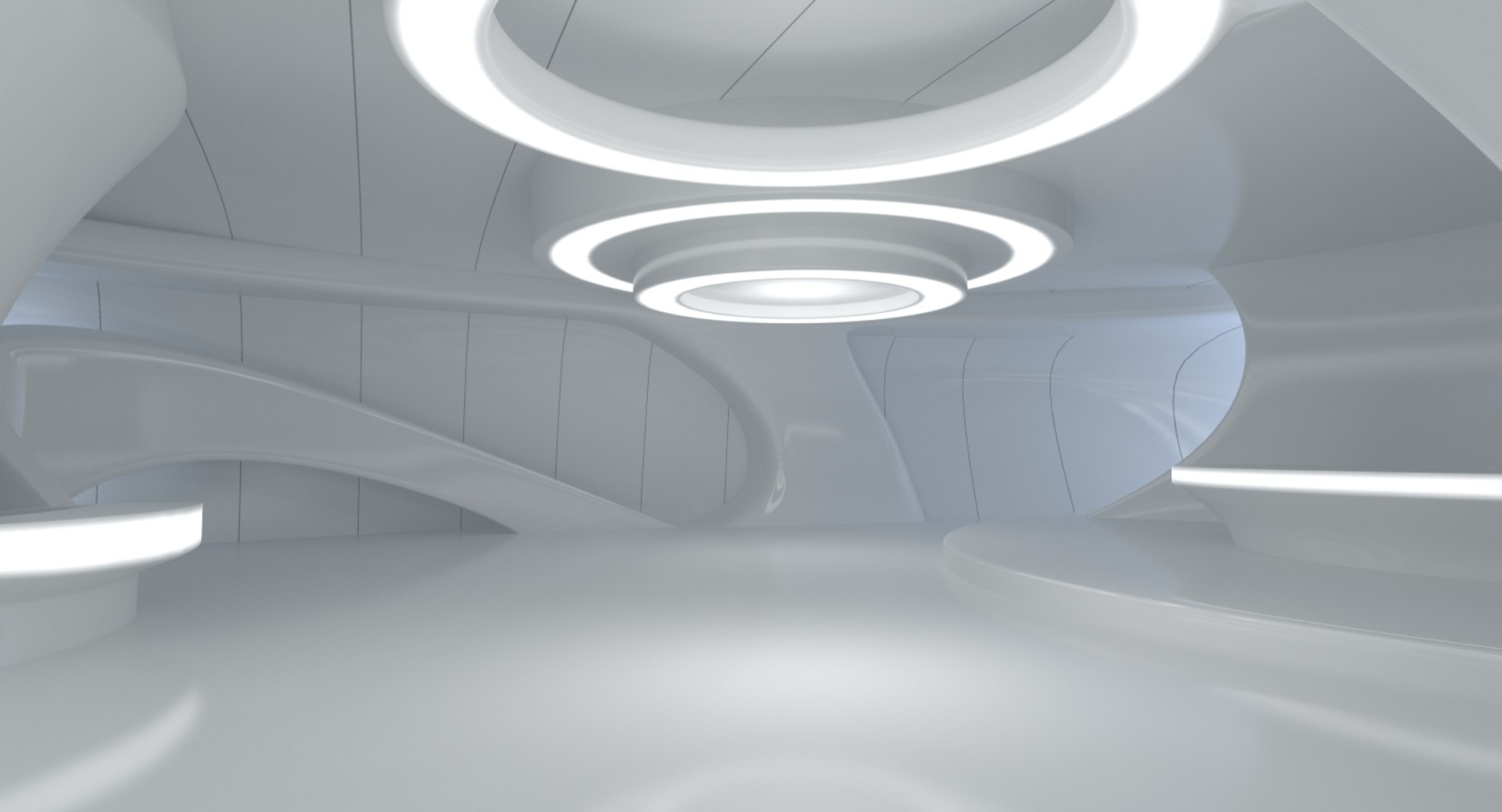 3d Sci Fi Futuristic Room Design 