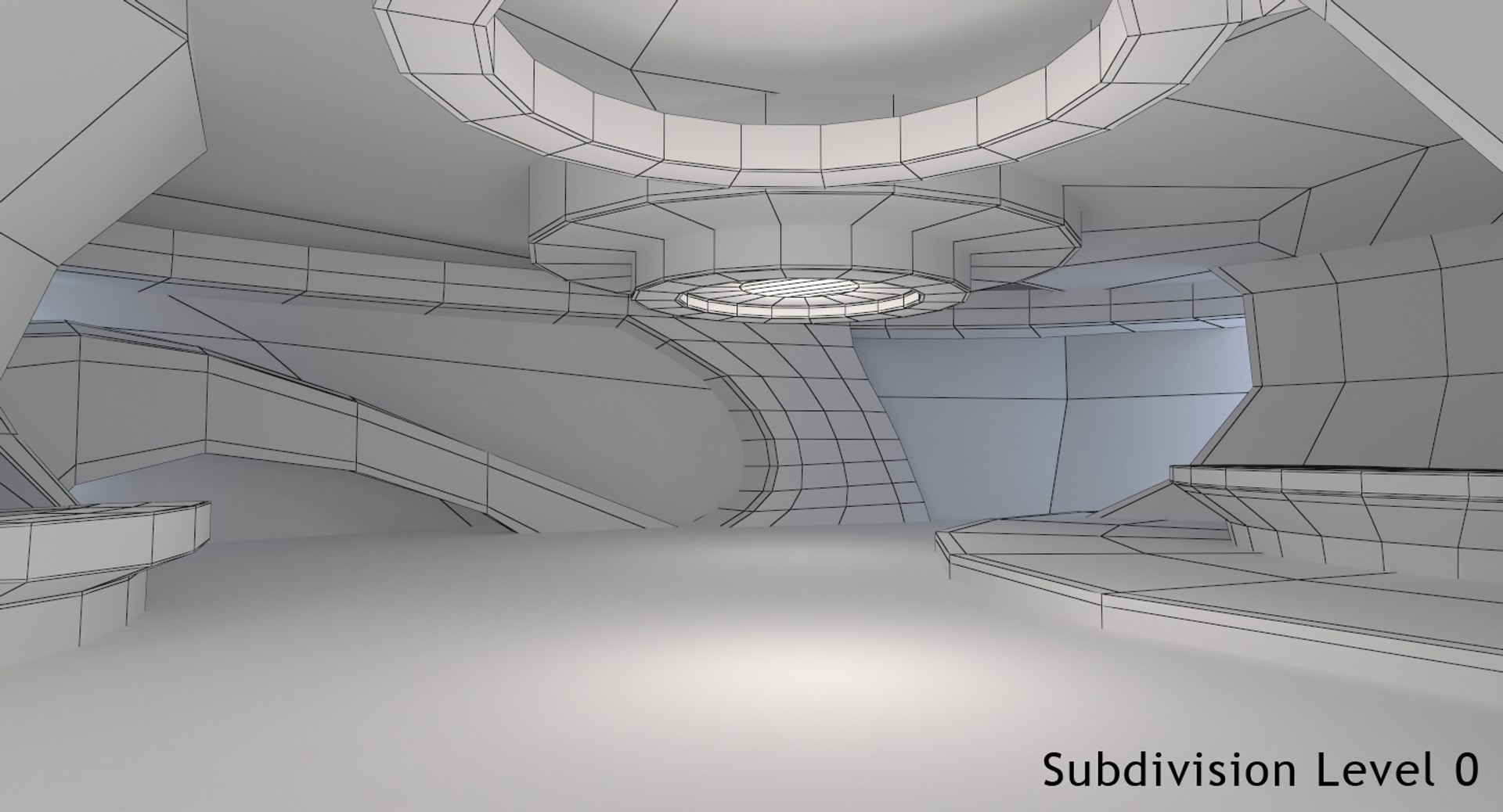 3d Sci Fi Futuristic Room Design 