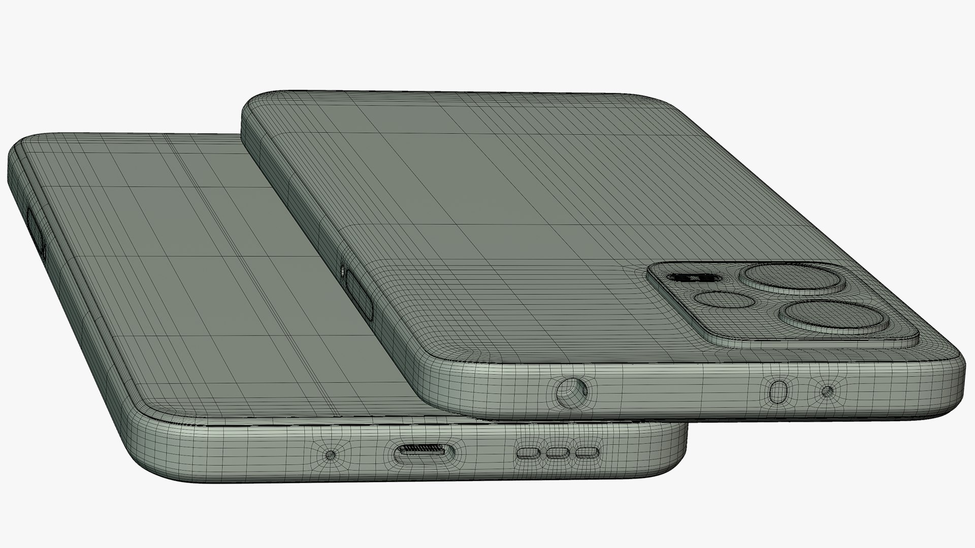 Xiaomi Redmi Note 12 Frosted Green 3D Model - TurboSquid 2012646