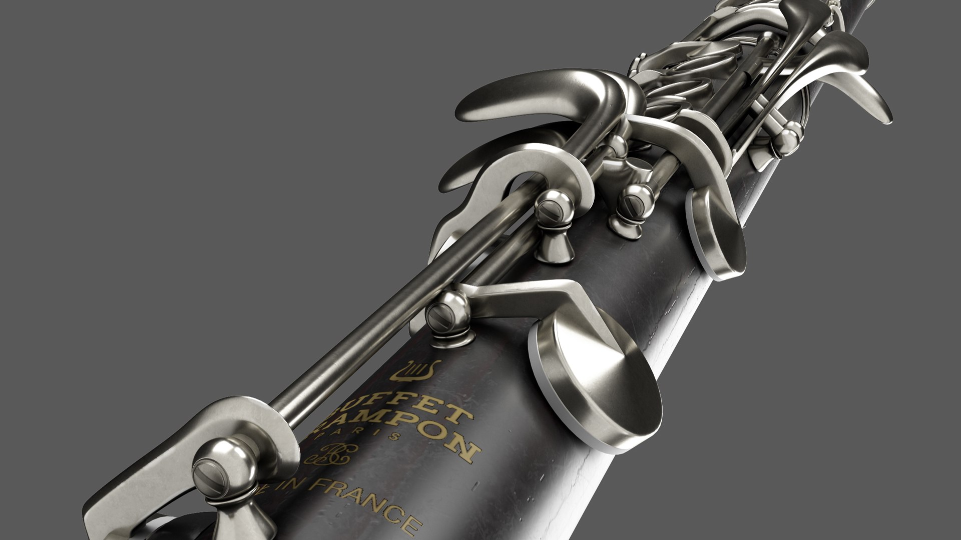 Buffet Crampon R13 Clarinet 3D Model - TurboSquid 1694347