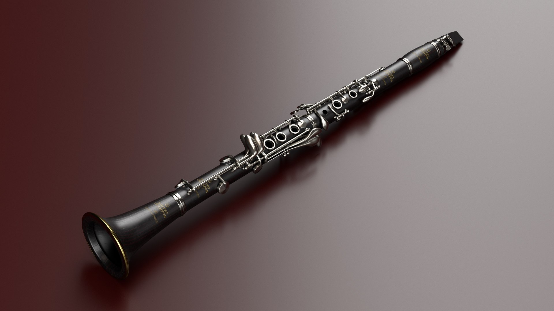 Buffet Crampon R13 Clarinet 3D Model - TurboSquid 1694347