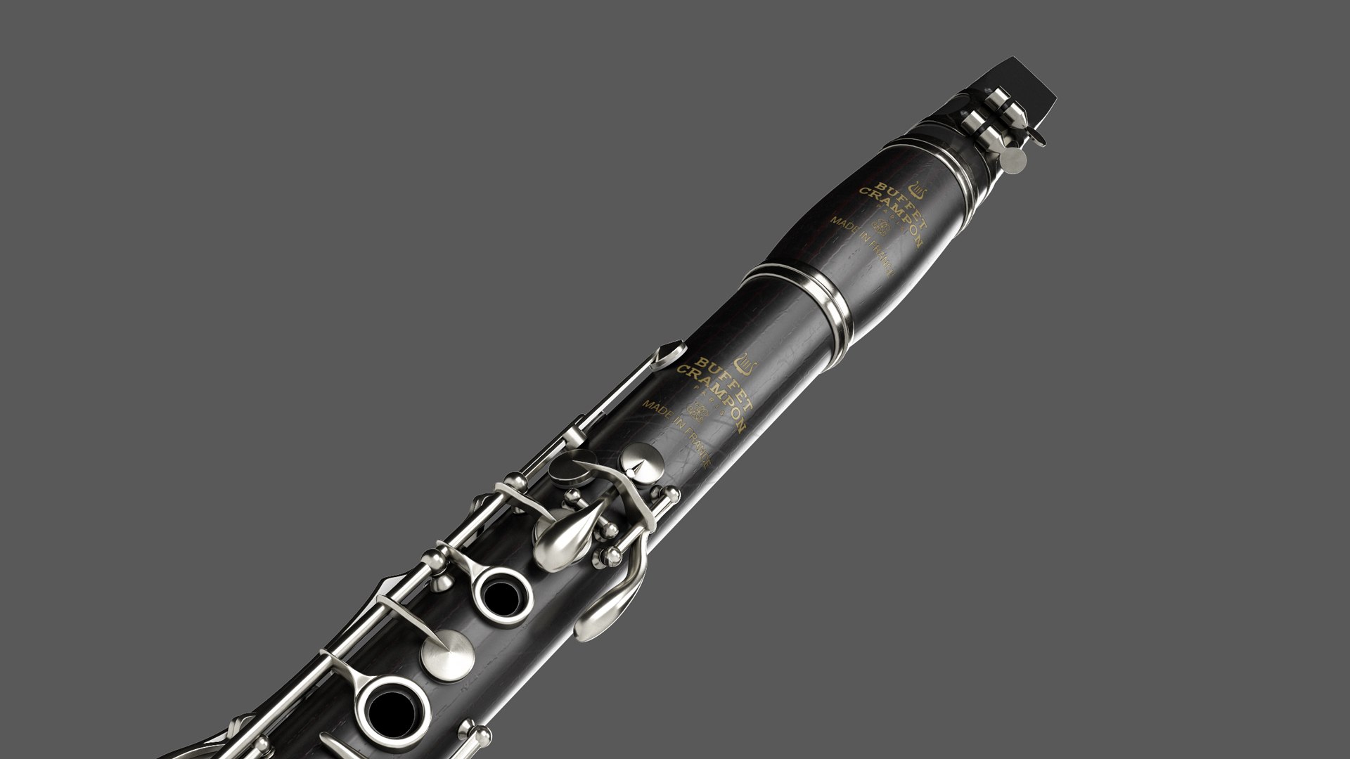 Buffet Crampon R13 Clarinet 3D Model - TurboSquid 1694347