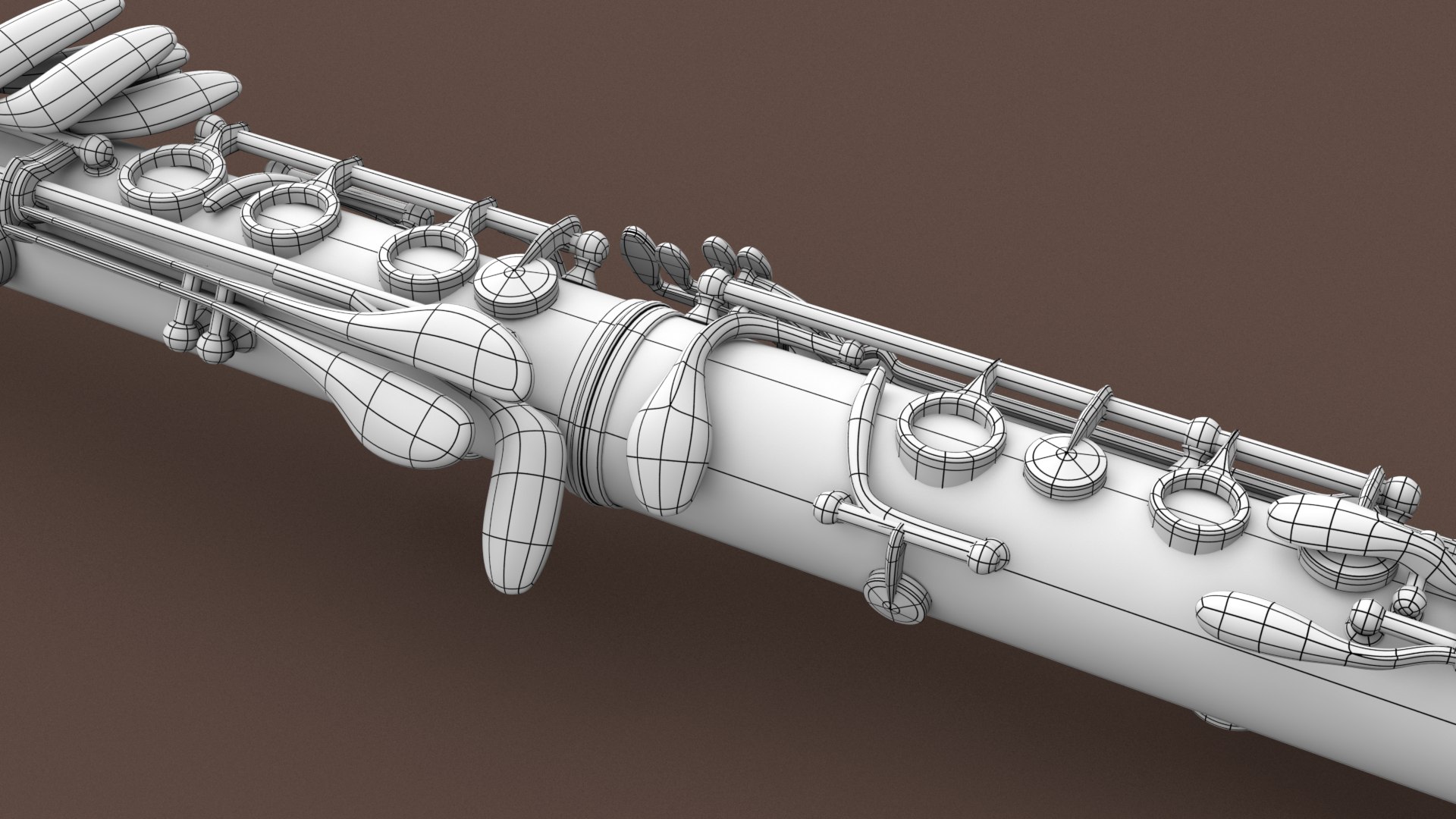 Buffet Crampon R13 Clarinet 3D Model - TurboSquid 1694347