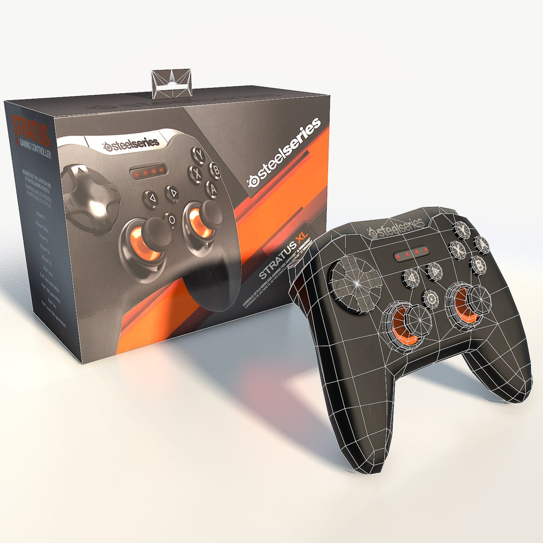 Steelseries Gamepad 3d Model