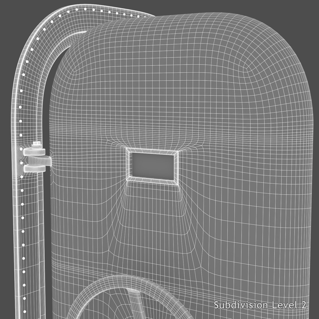 3D hatch door model - TurboSquid 1232978