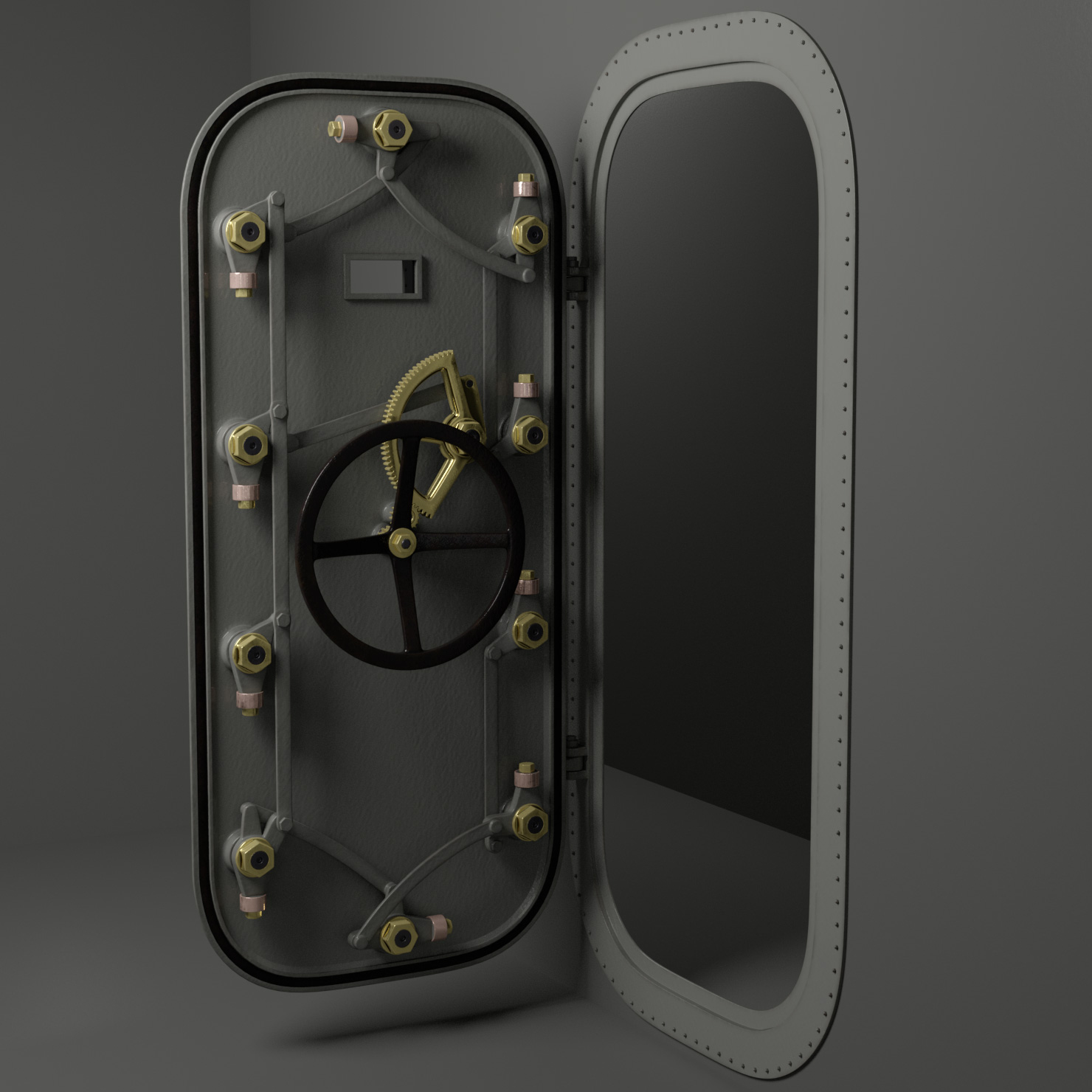 3D hatch door model - TurboSquid 1232978