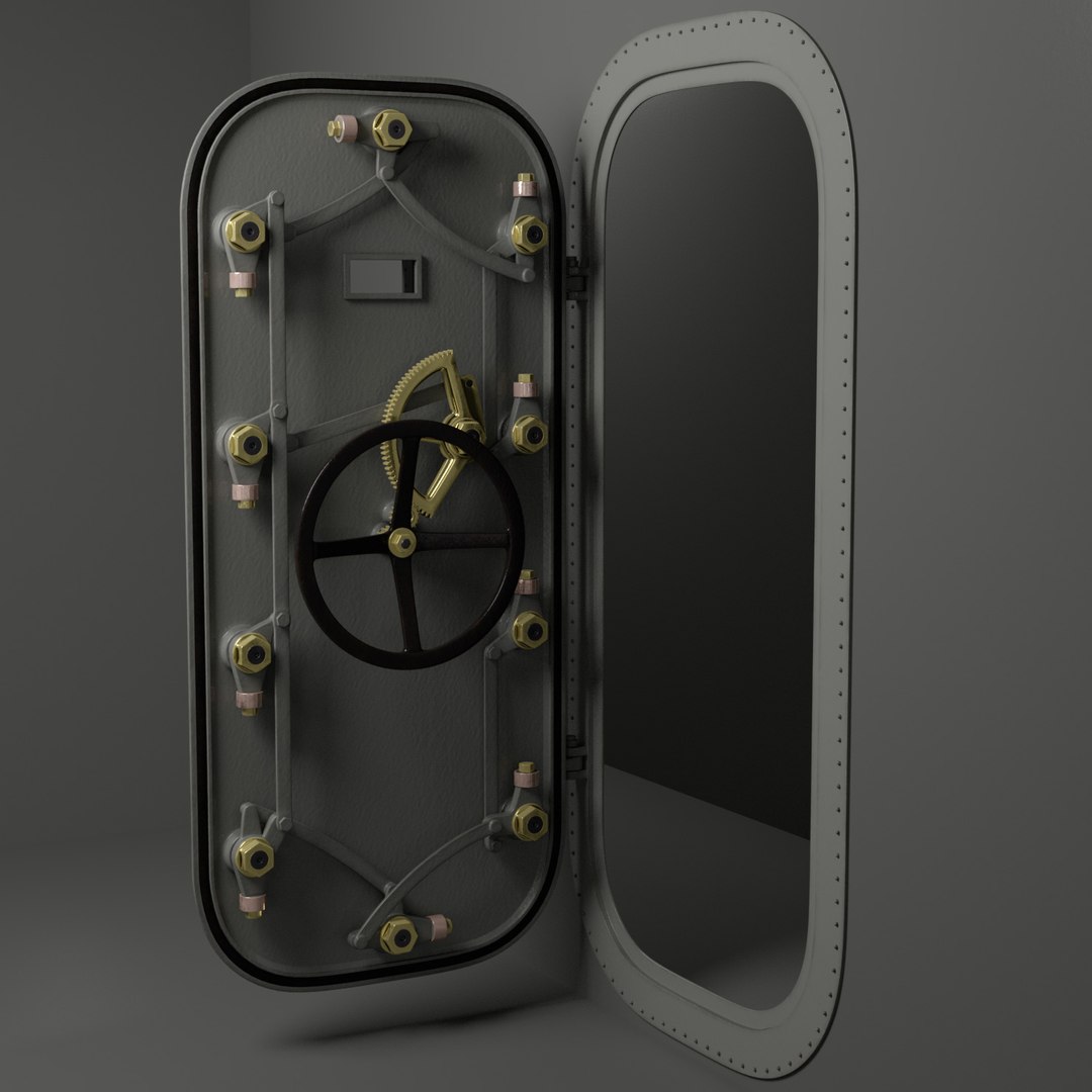 3D hatch door model - TurboSquid 1232978