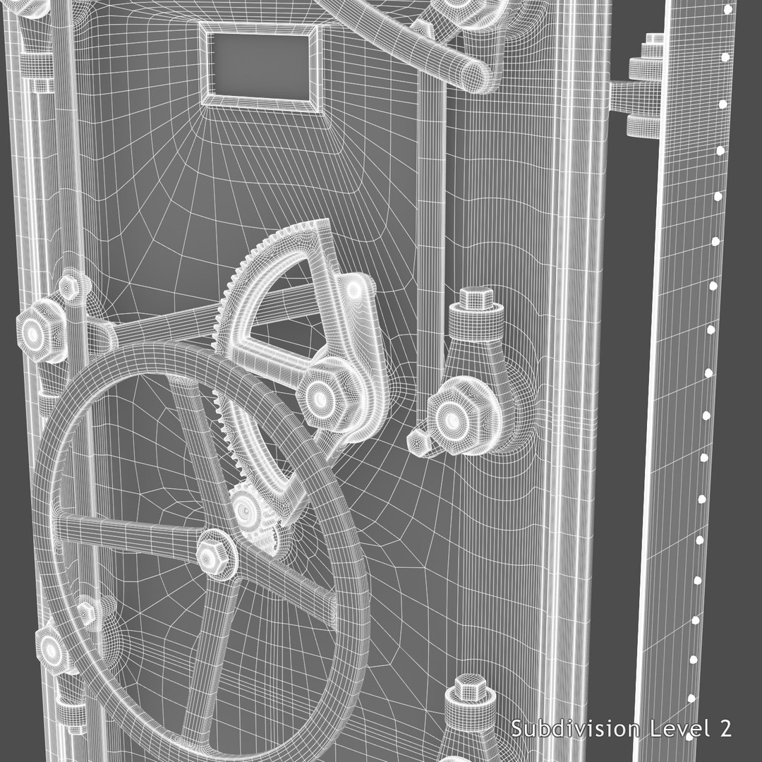3D hatch door model - TurboSquid 1232978
