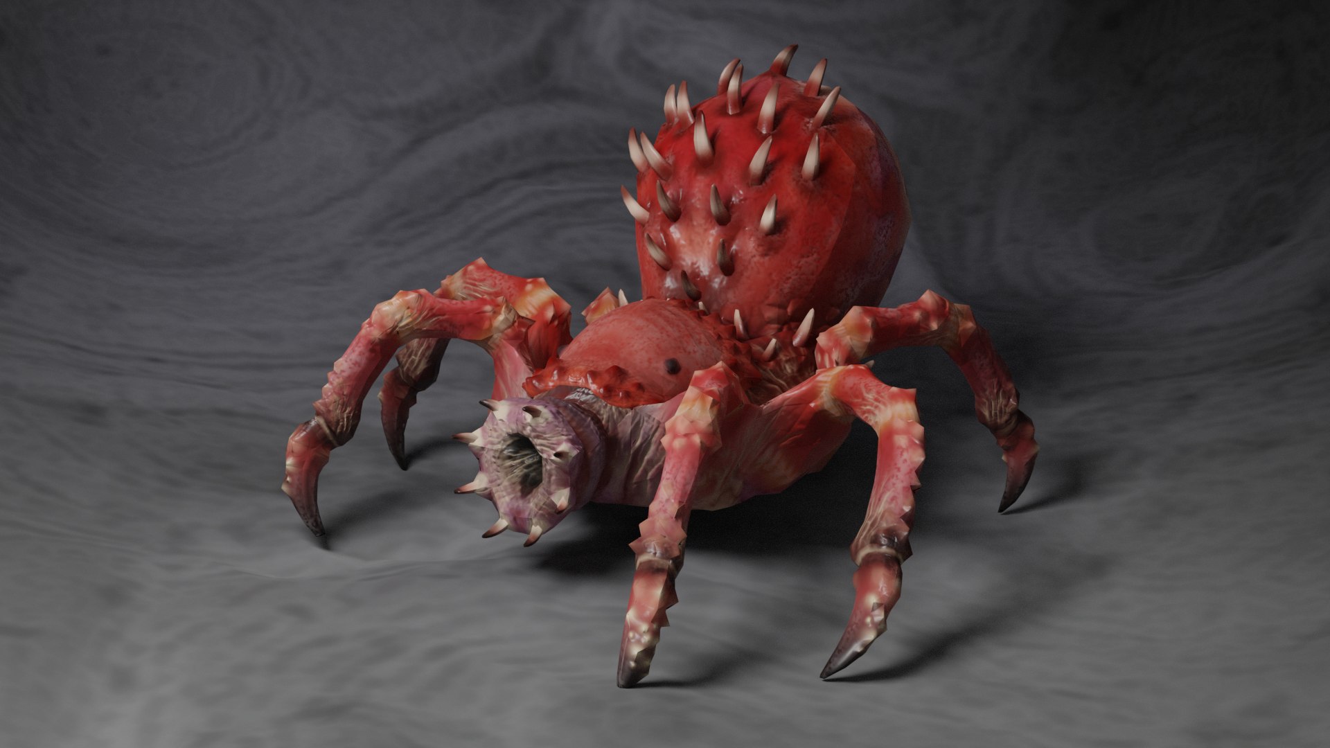 3D model spider monster rigged ready - TurboSquid 1659431