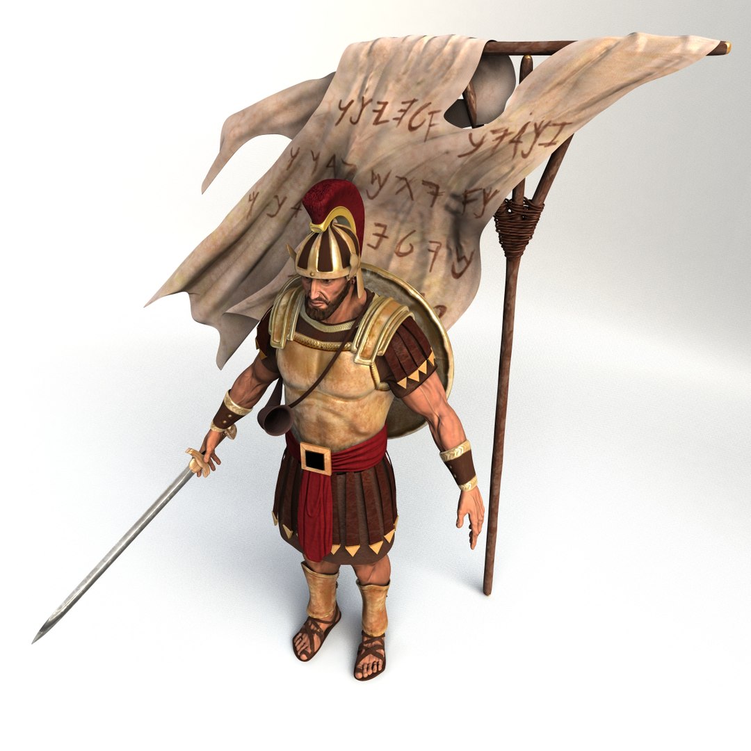 3d Model Of Roman Soldier