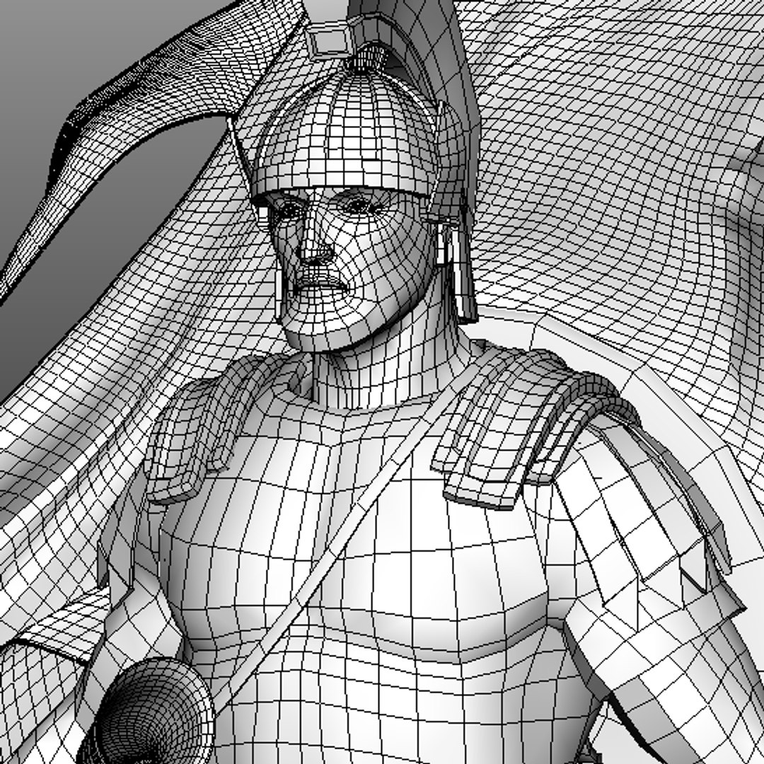 3d Model Of Roman Soldier