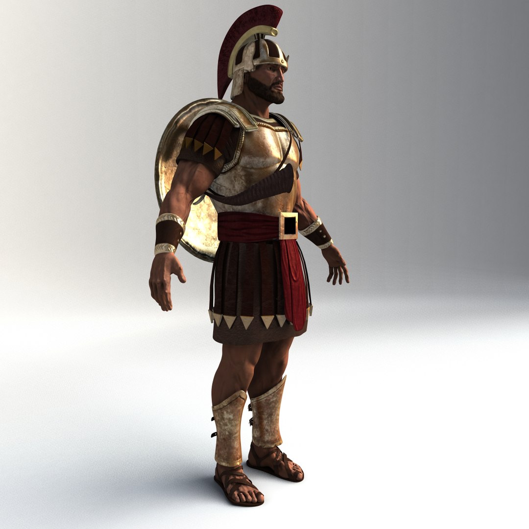 3d Model Of Roman Soldier