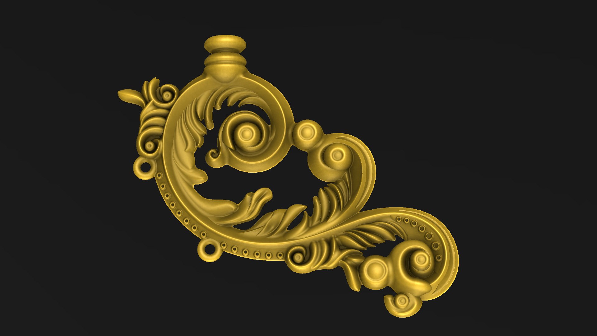 modelo 3d Pieza de candelabro de talla - TurboSquid 1759912