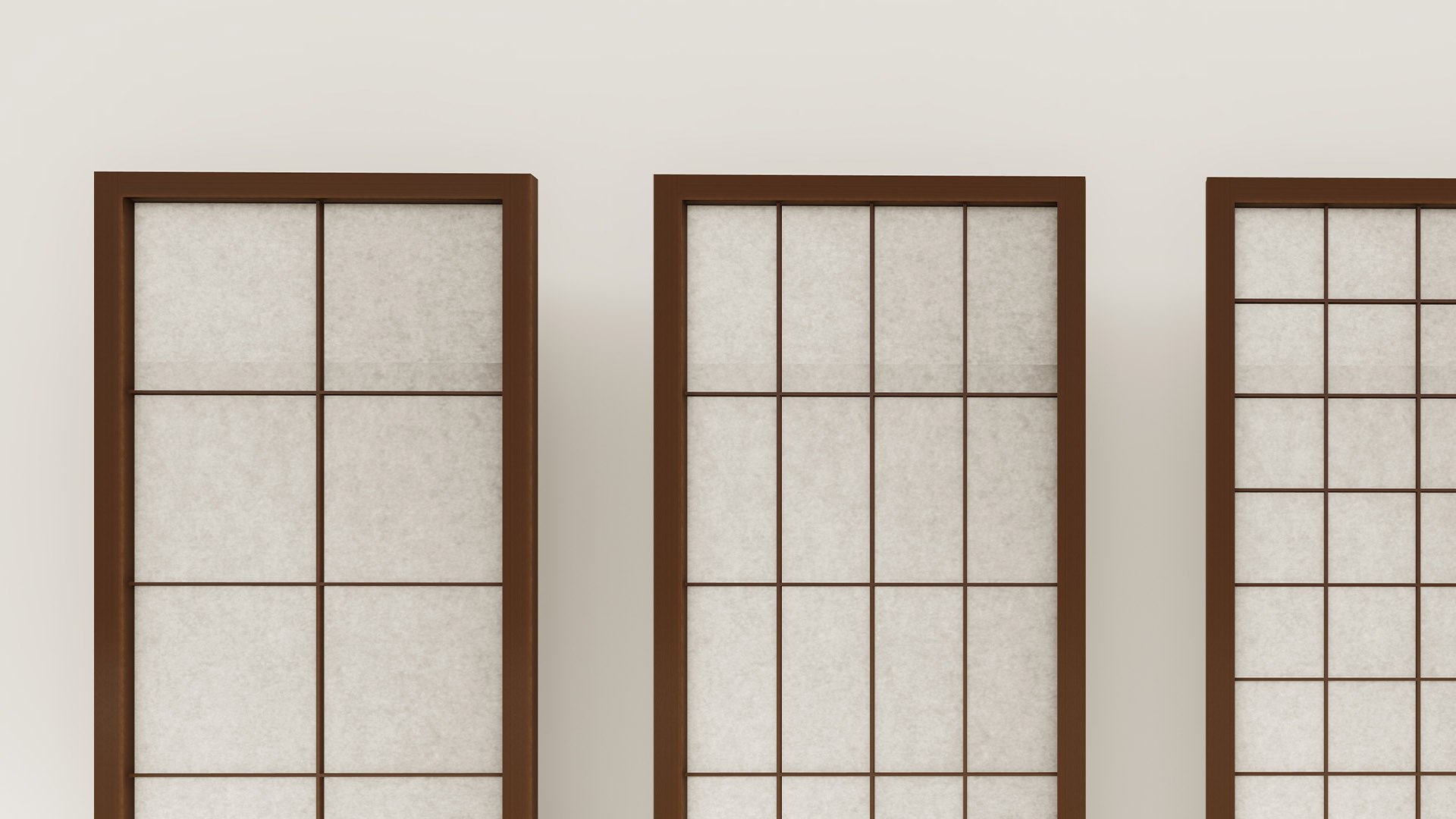 3D Model Shoji- Traditional Japanese Door Window Or Room Divider With ...
