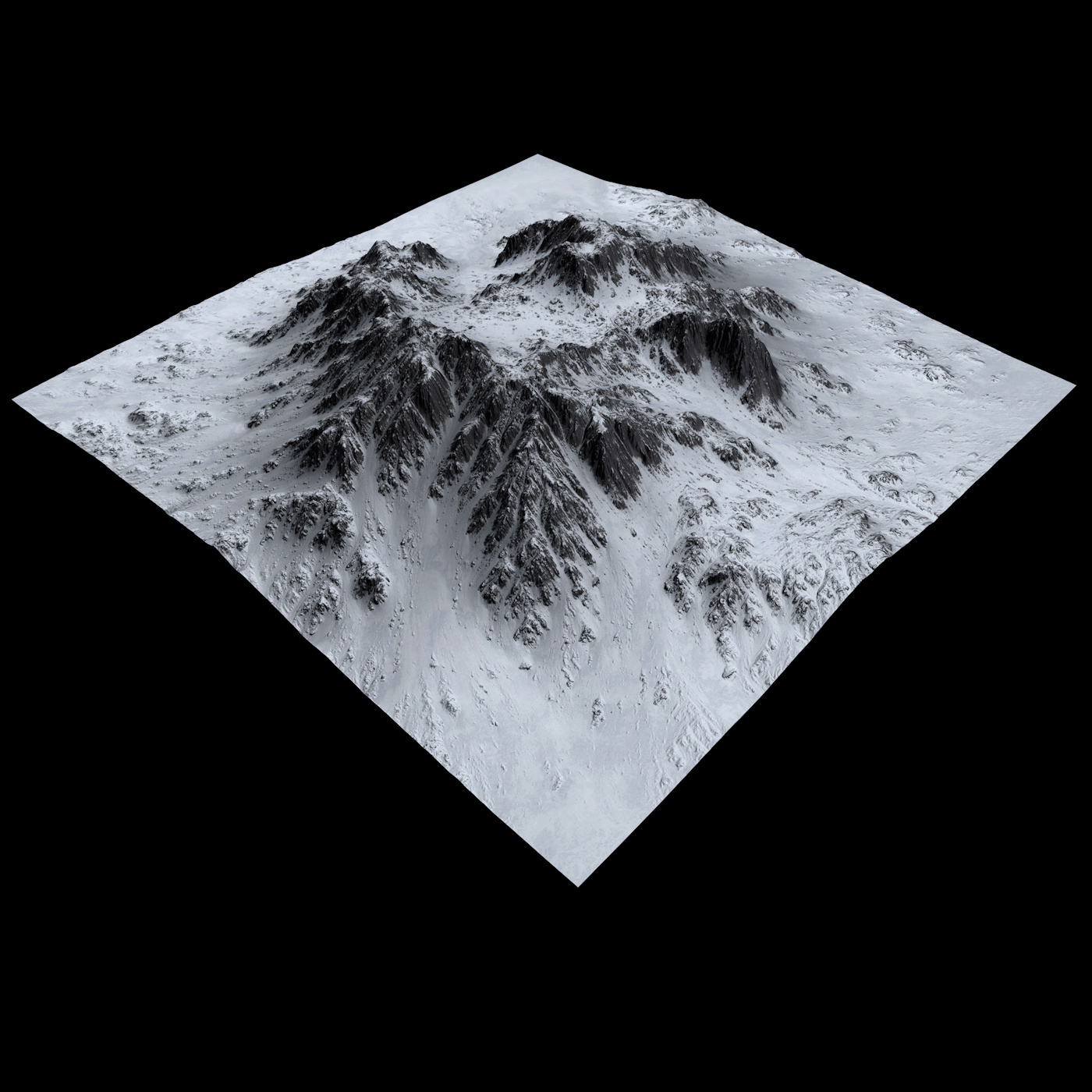 3D maps mountain terrain - TurboSquid 1360974