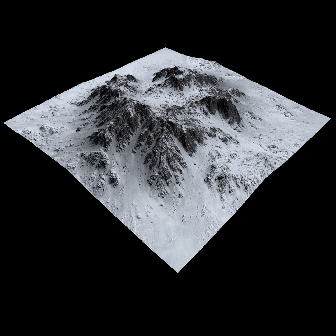 3D Maps Mountain Terrain - TurboSquid 1360974