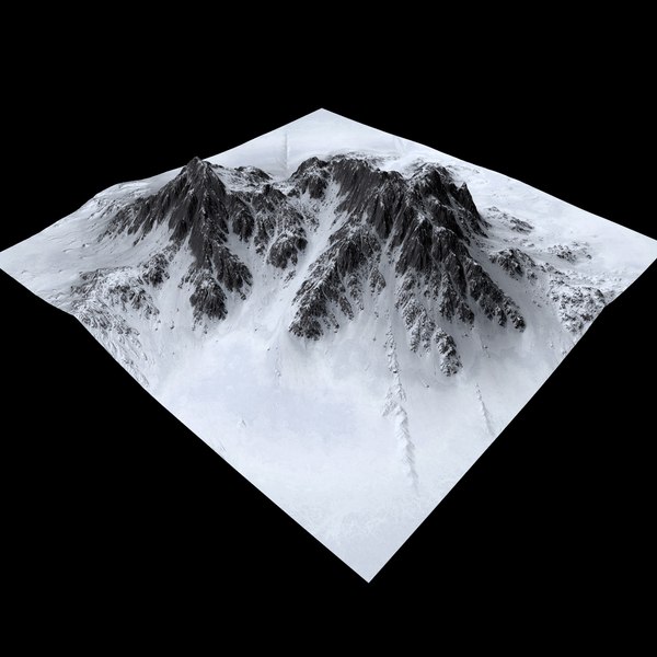 3D maps mountain terrain - TurboSquid 1360974