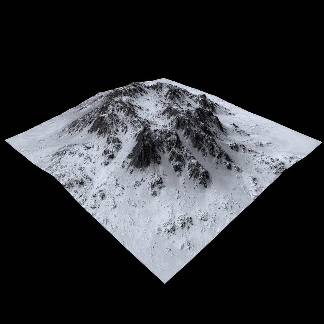 3D Maps Mountain Terrain - TurboSquid 1360974