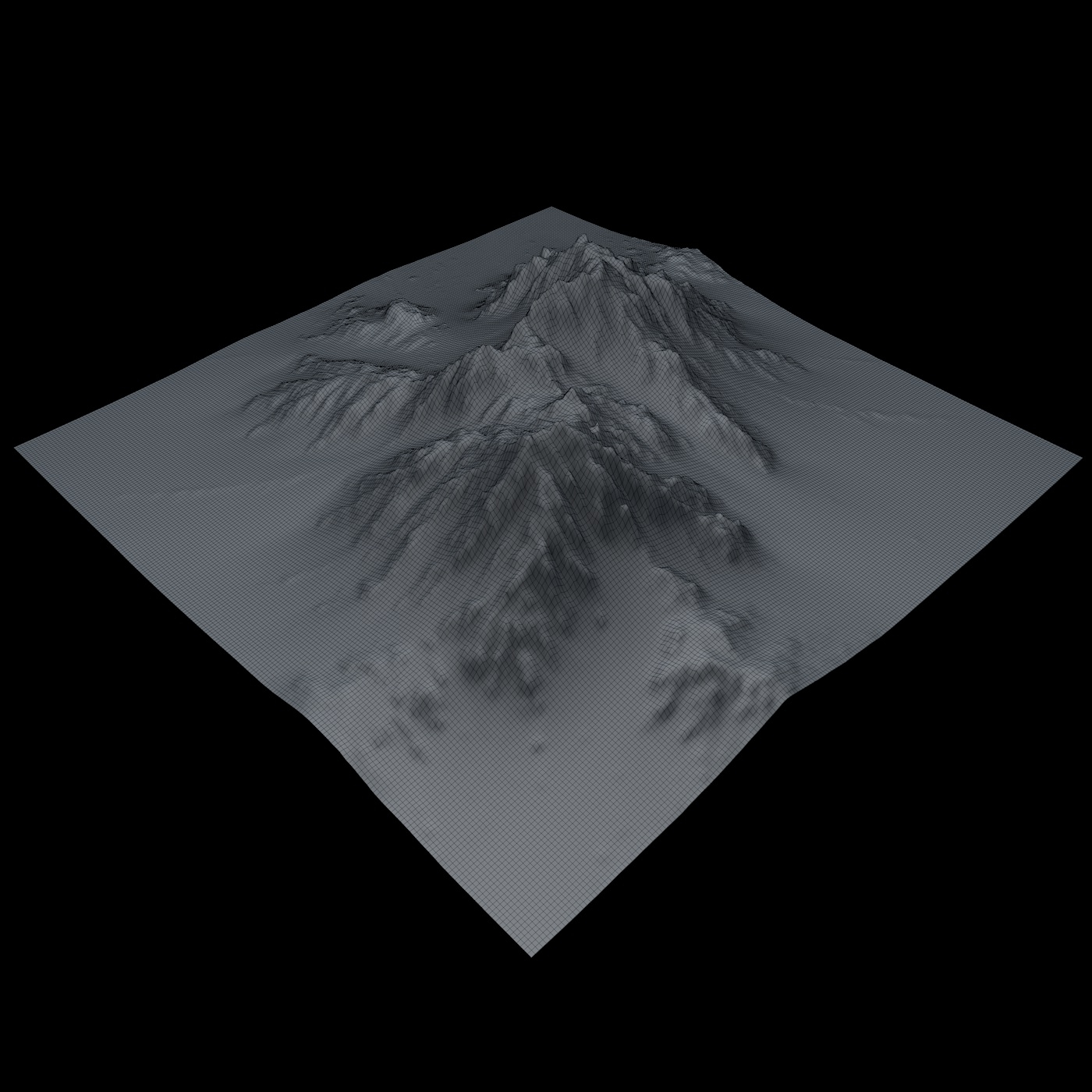 3D maps mountain terrain - TurboSquid 1360974