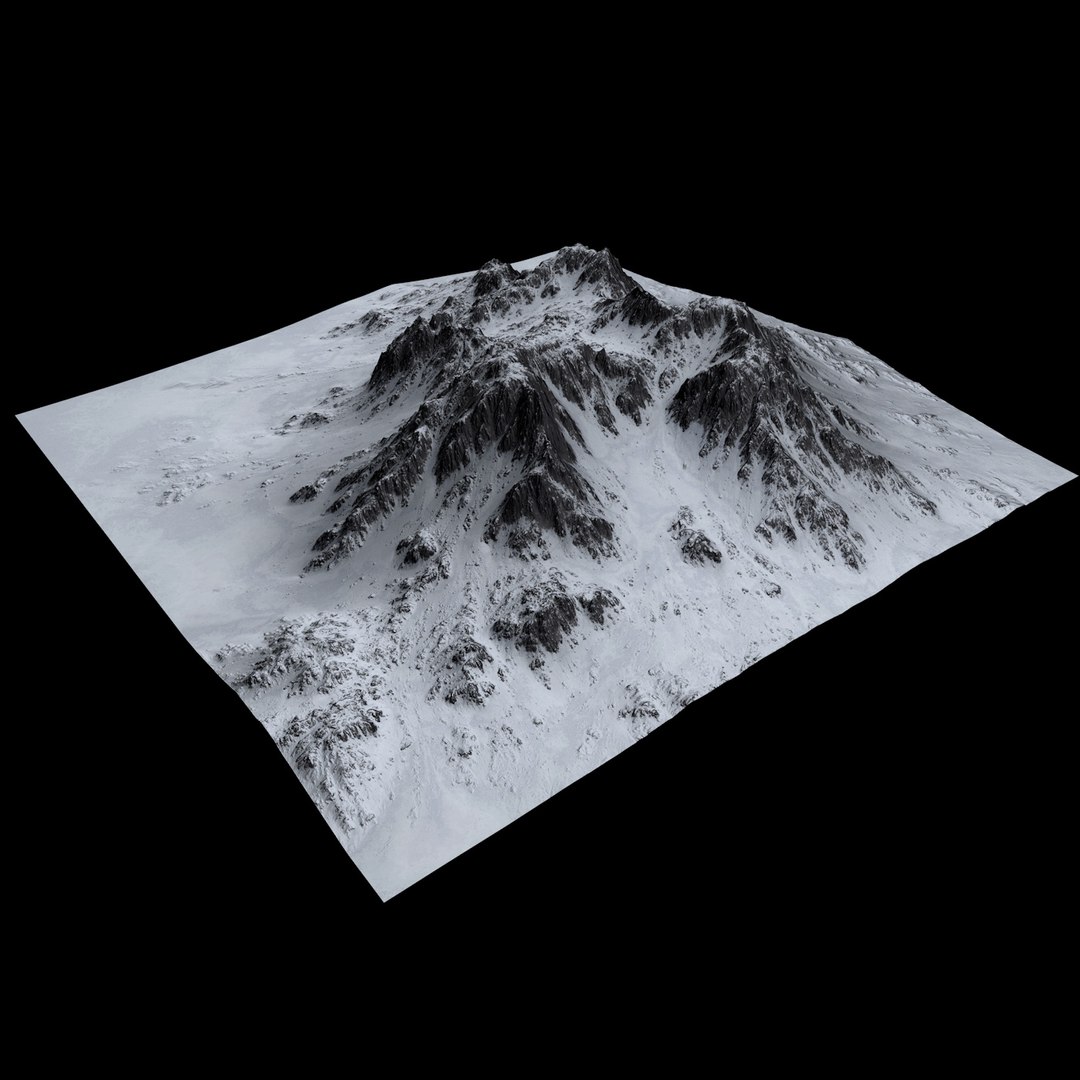 3D Maps Mountain Terrain - TurboSquid 1360974