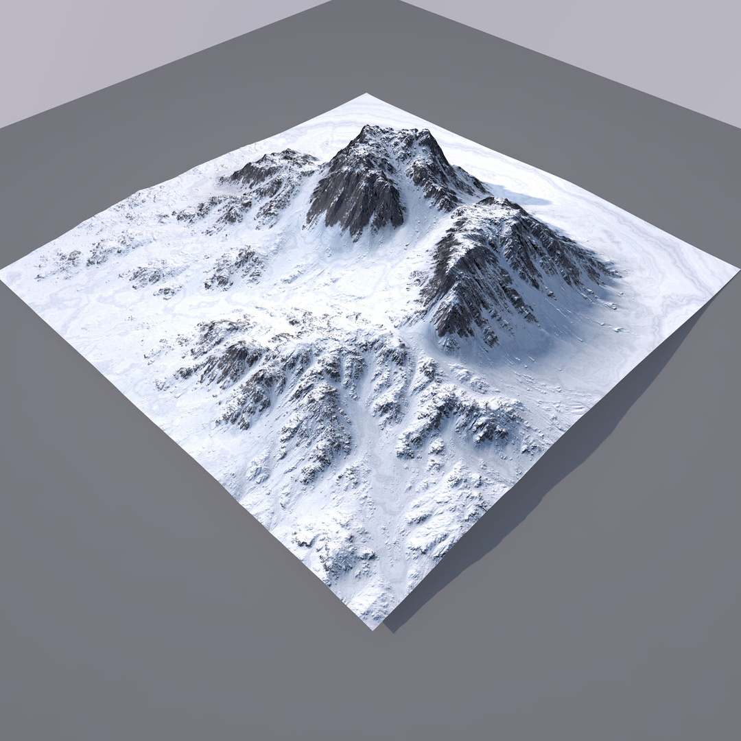3D maps mountain terrain - TurboSquid 1360974