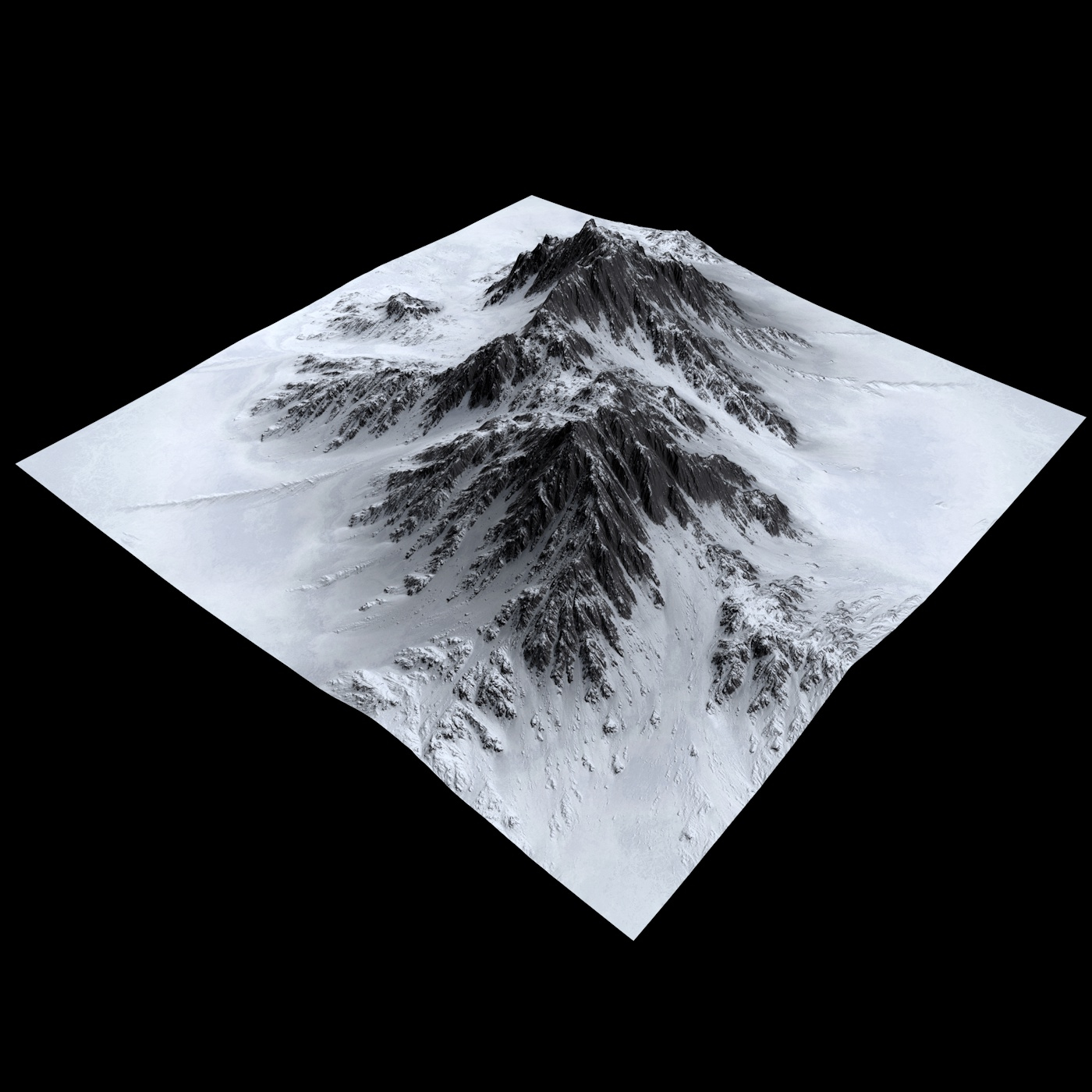 3D maps mountain terrain - TurboSquid 1360974