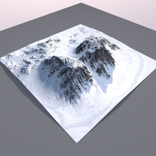 3D maps mountain terrain - TurboSquid 1360974