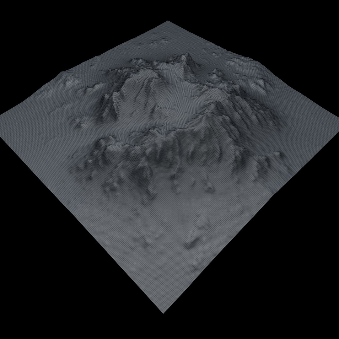 3D Maps Mountain Terrain - TurboSquid 1360974